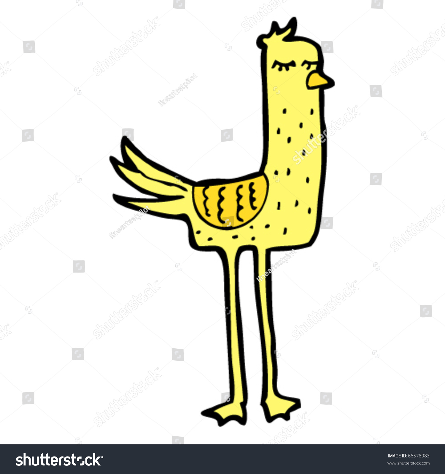 Strange Bird Cartoon Stock Vector (Royalty Free) 66578983 | Shutterstock