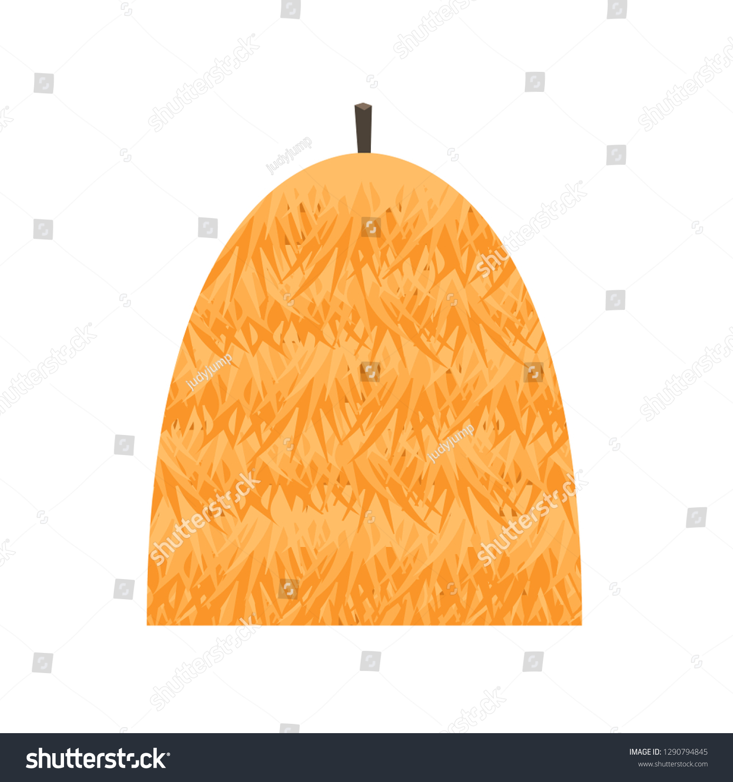 Straw Cartoon Vector Symbol Stock Vector (Royalty Free) 1290794845 ...