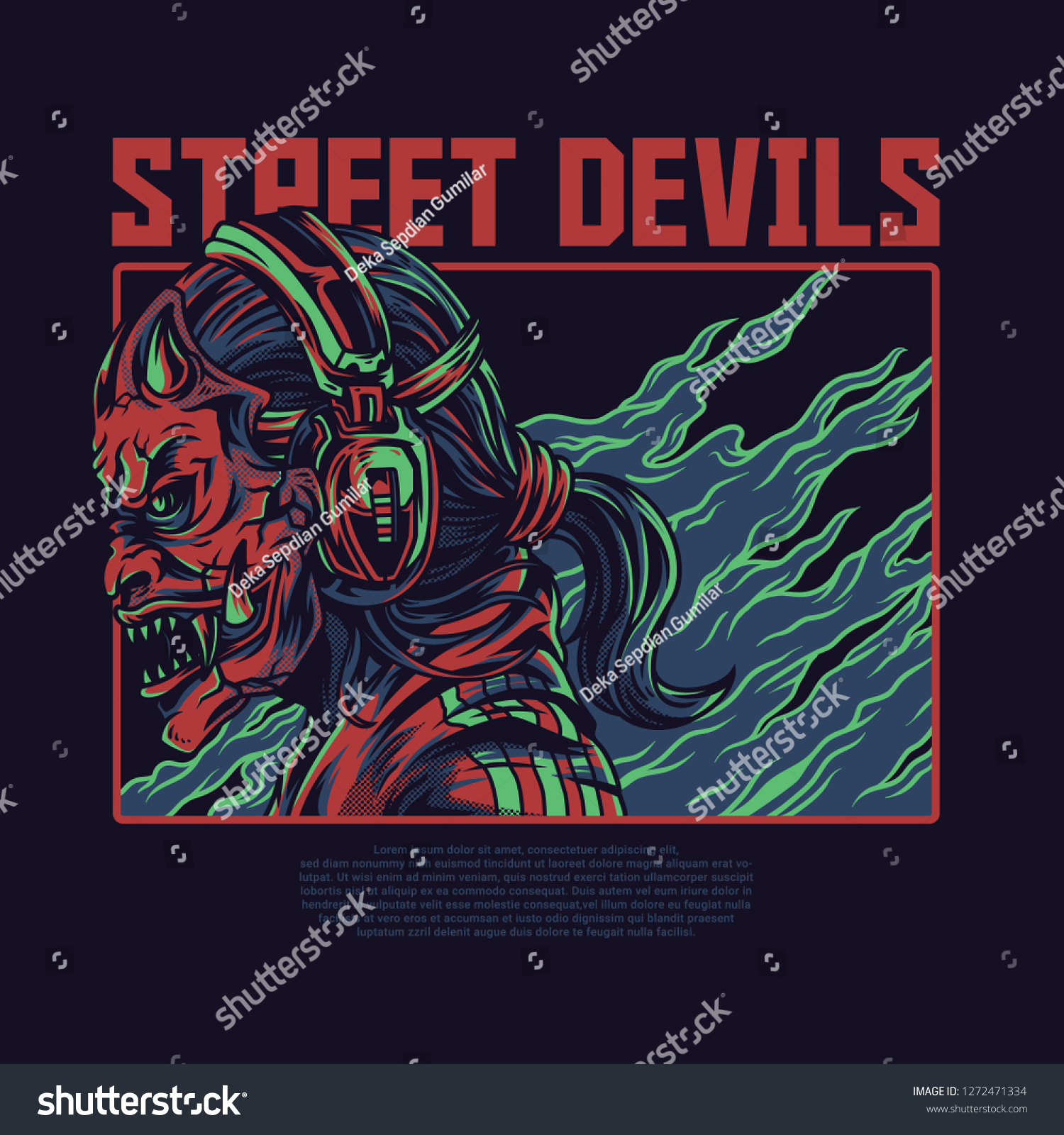 Street Devils Illustration Stock Vector (Royalty Free) 1272471334
