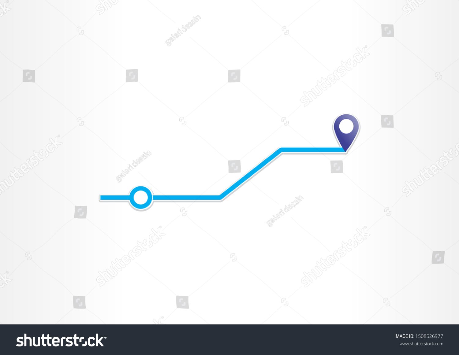 Street Map Vector Design Simple Location Stock Vector (Royalty Free ...