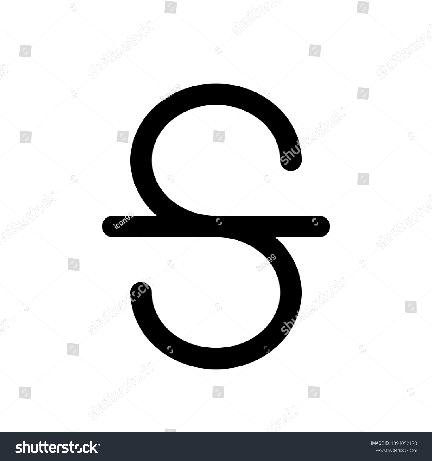 Strikethrough Text Feature Word Processing Application Stock Vector ...
