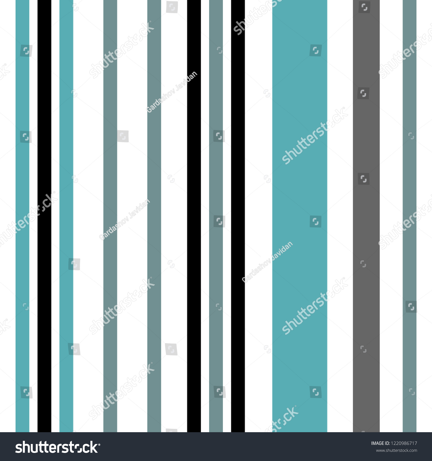 Stripe Seamless Pattern Blue White Vertical Stock Vector (Royalty Free ...