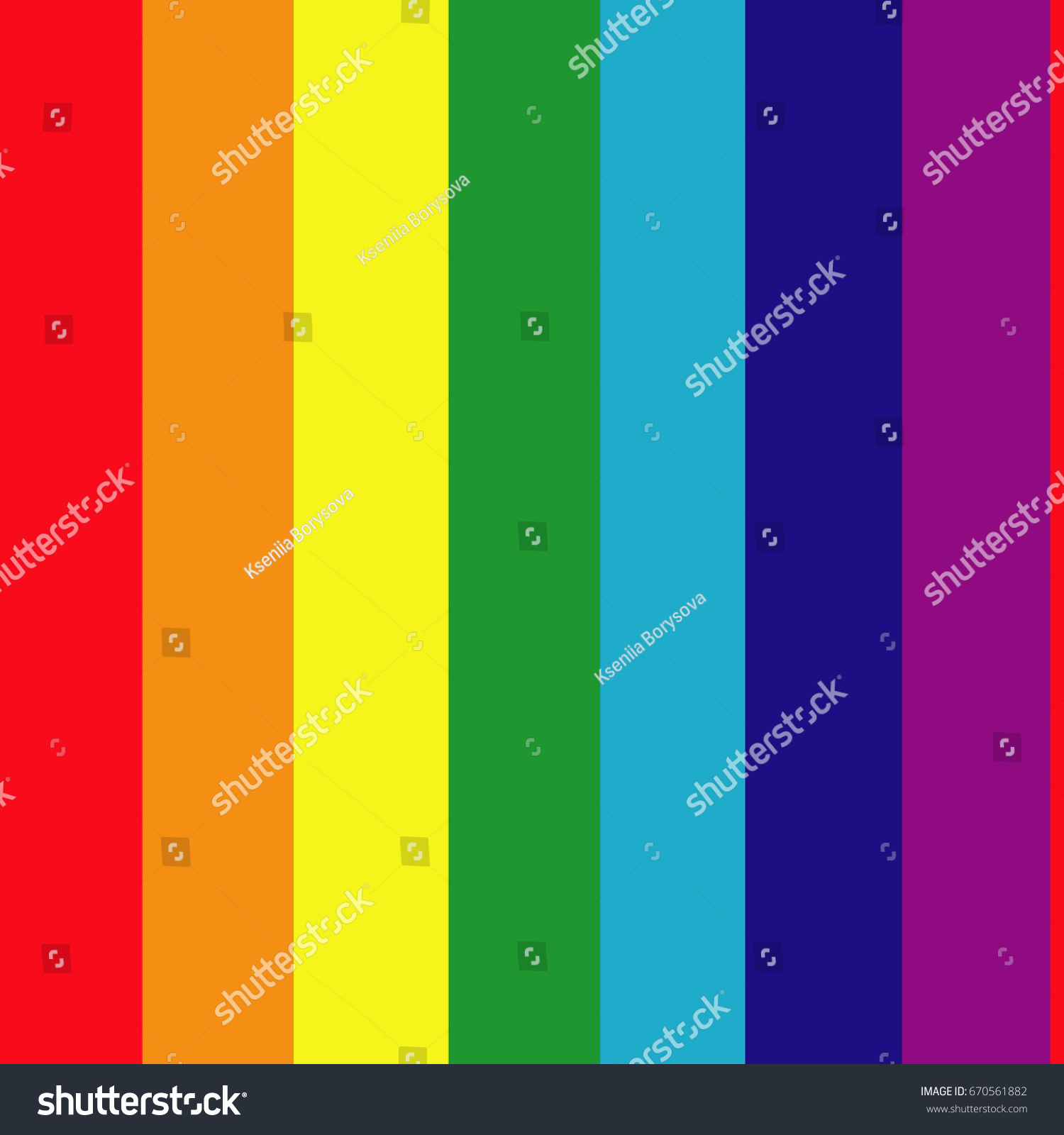 Striped Multicolored Rainbow Seamless Texture Vector Stock Vector ...