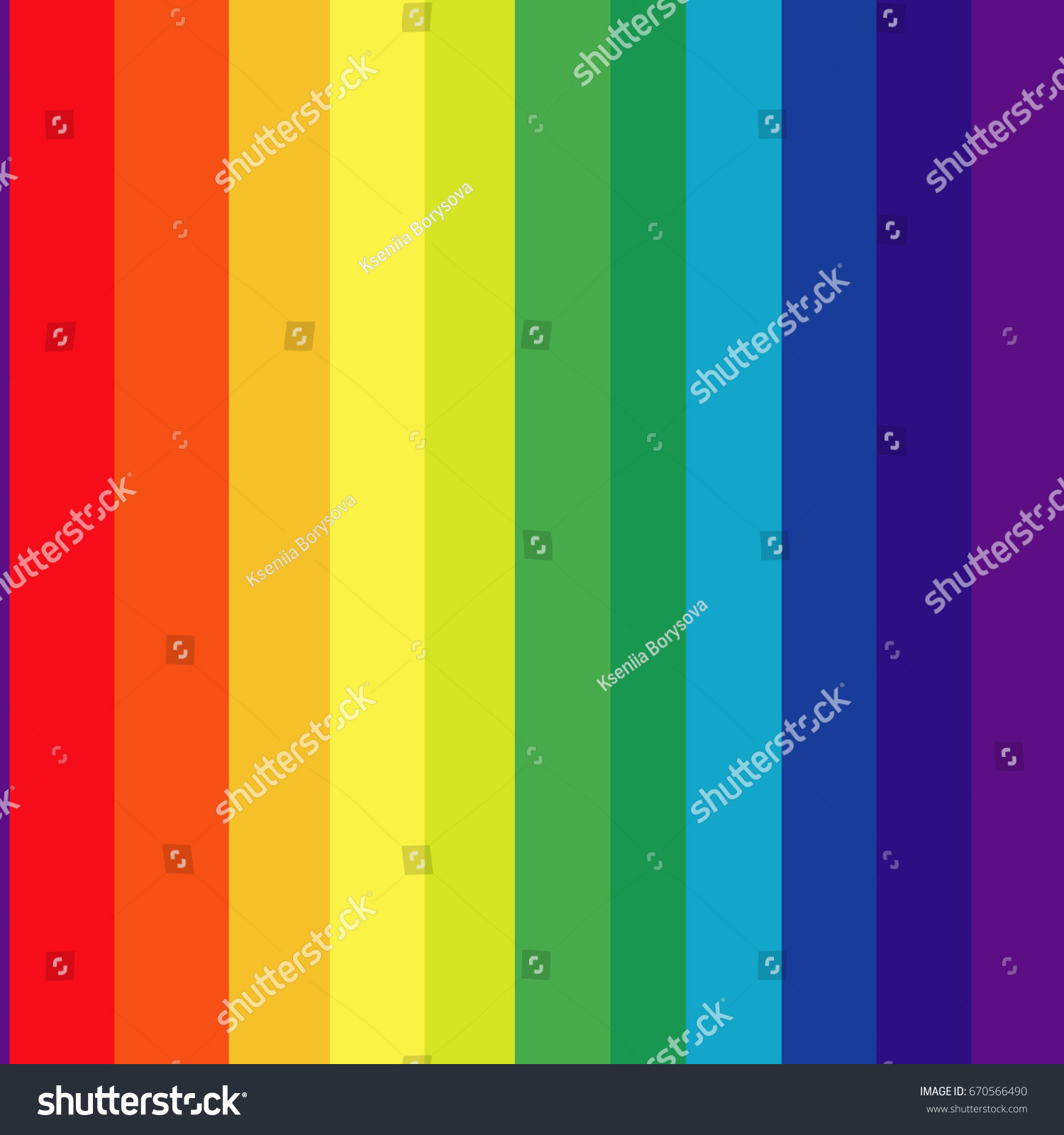 Striped Multicolored Rainbow Seamless Texture Vector Stock Vector ...