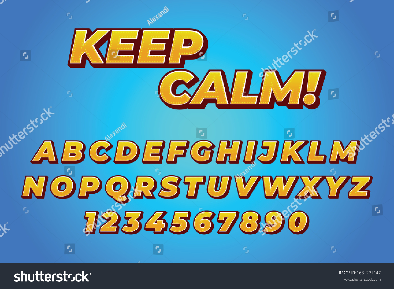 Strong Bold Text Style Effect Premium: vector de stock (libre de ...