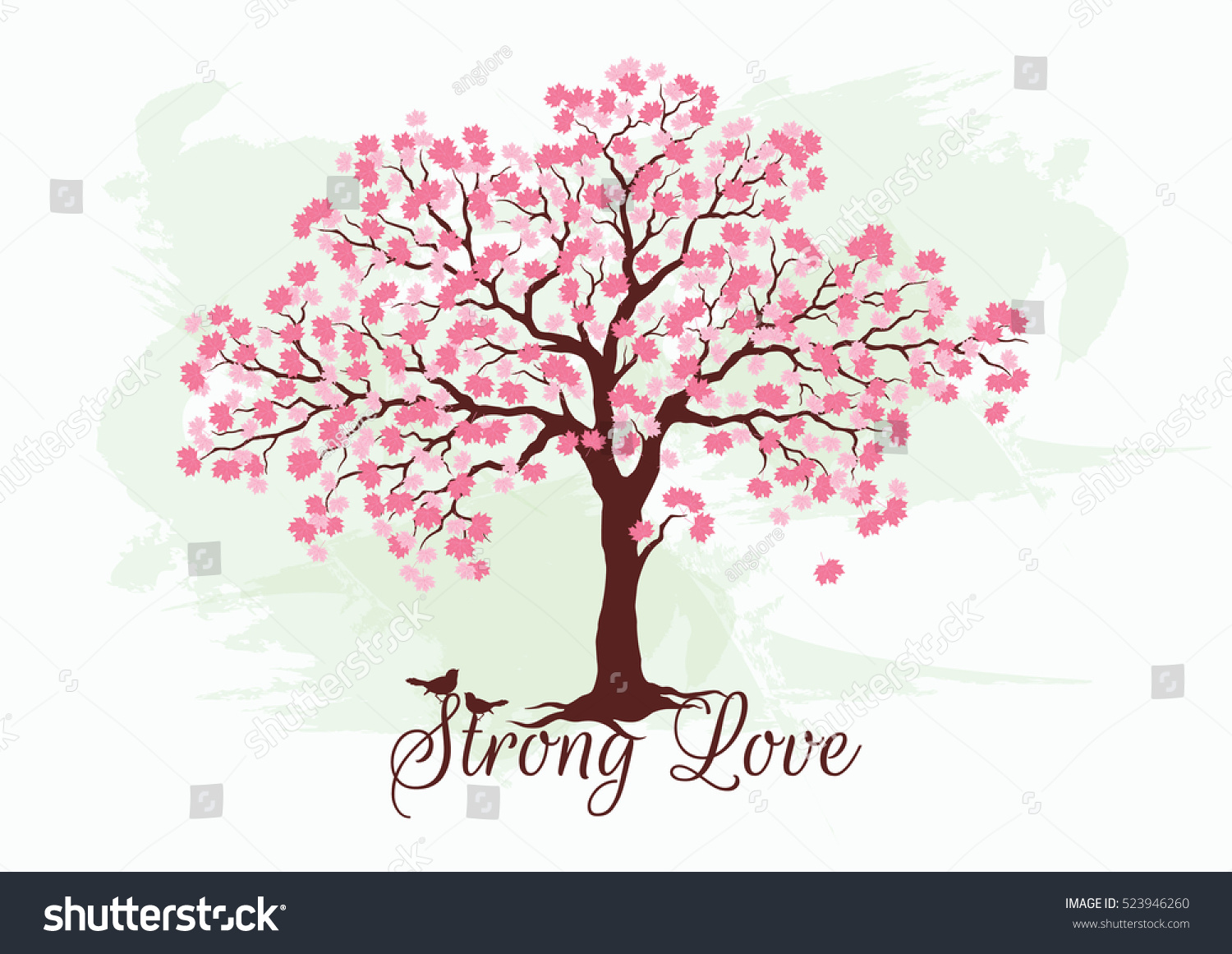 Strong Love Stock Vector (Royalty Free) 523946260 | Shutterstock