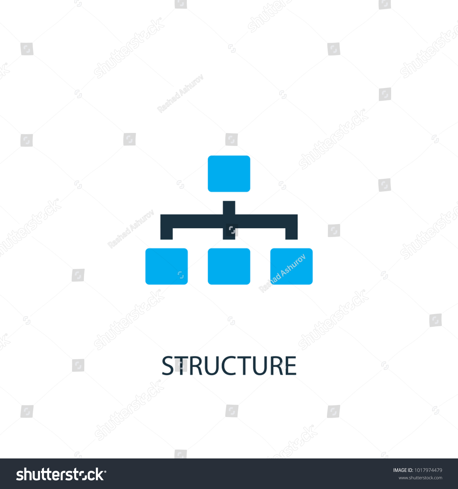 Structure Icon Logo Element Illustration Structure Stock Vector ...