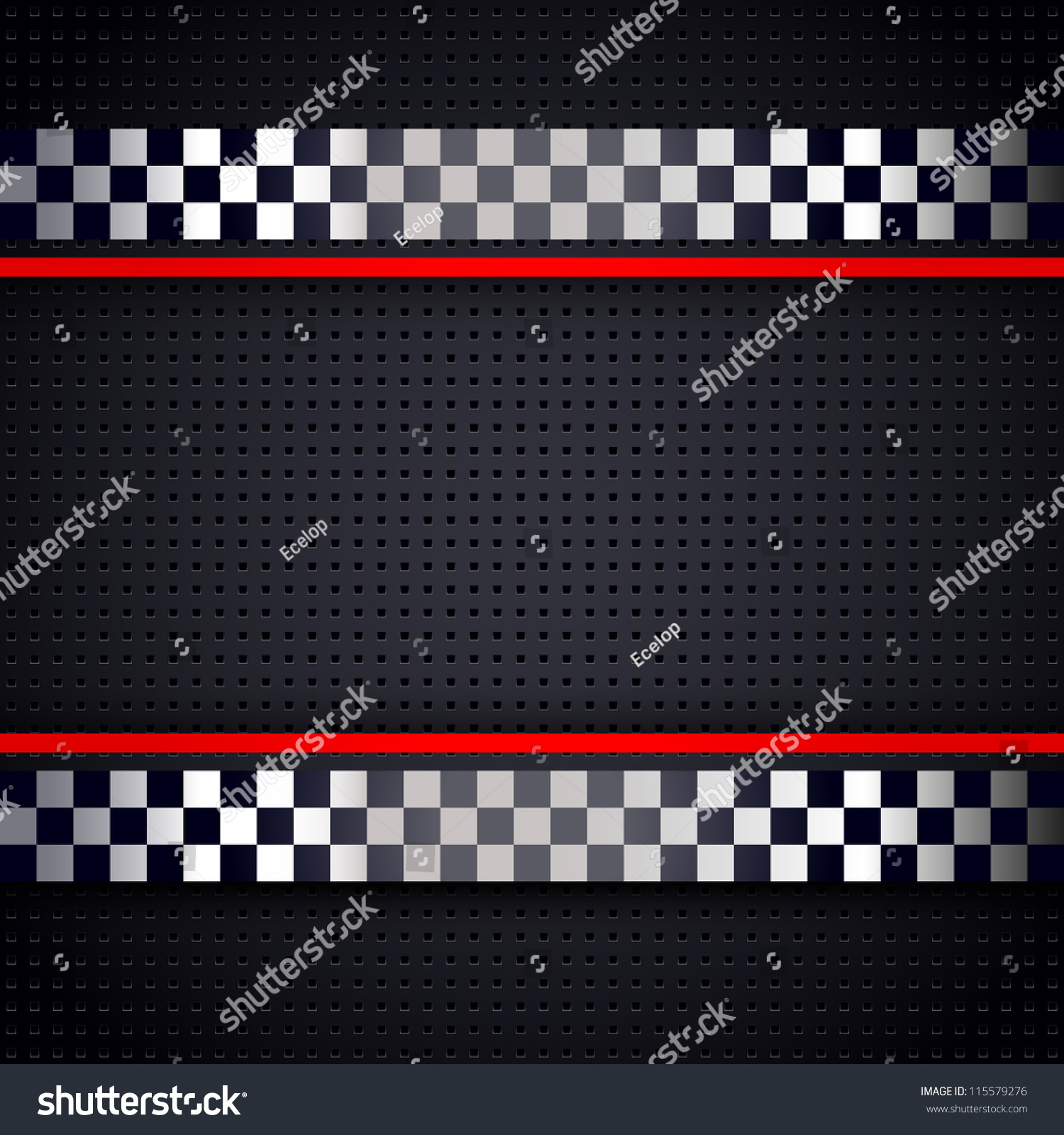 Structured Metallic Perforated Race Sheet Background Stock Vector ...