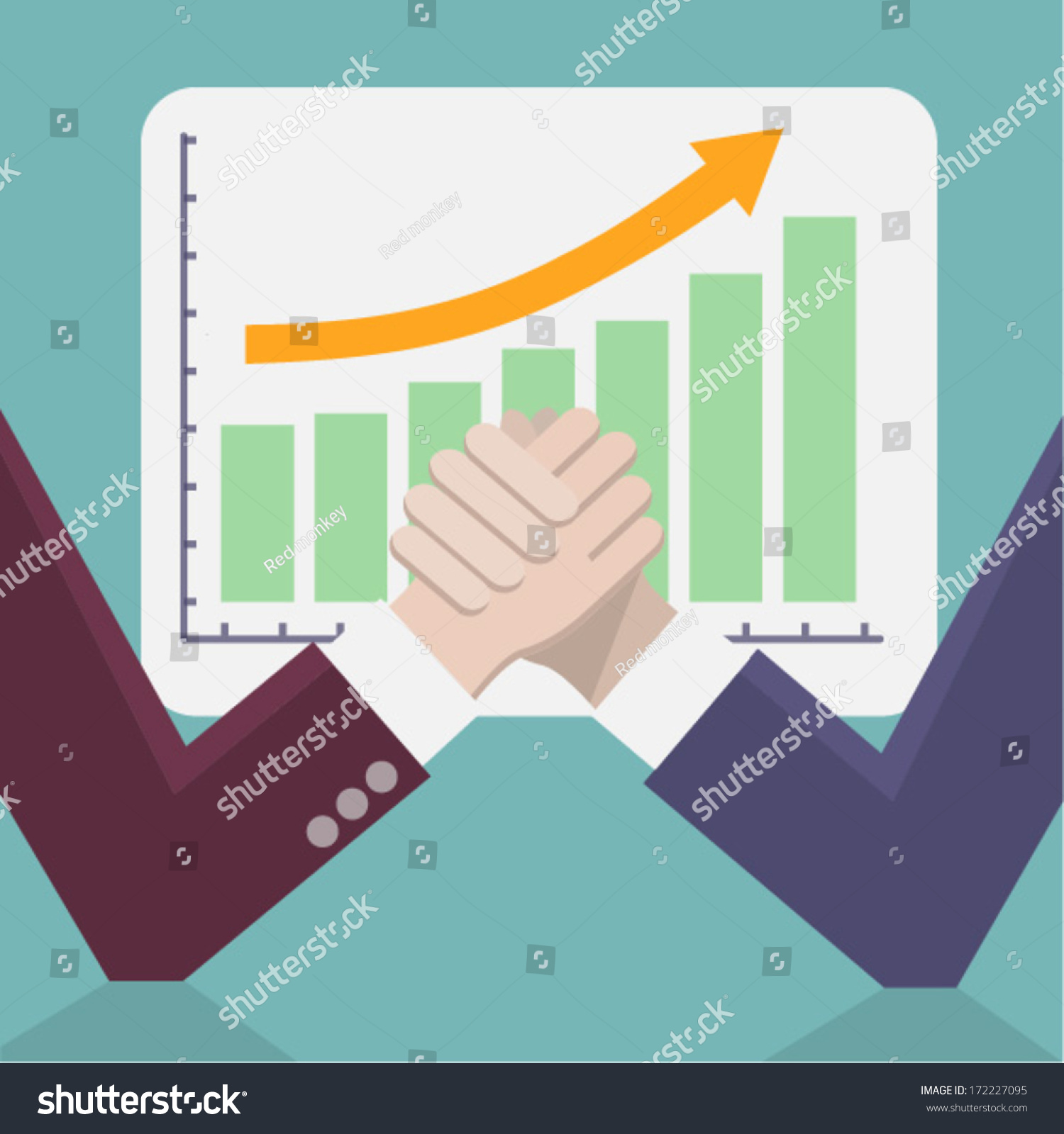 Struggle Growth Vector Illustration Stock Vector (Royalty Free ...