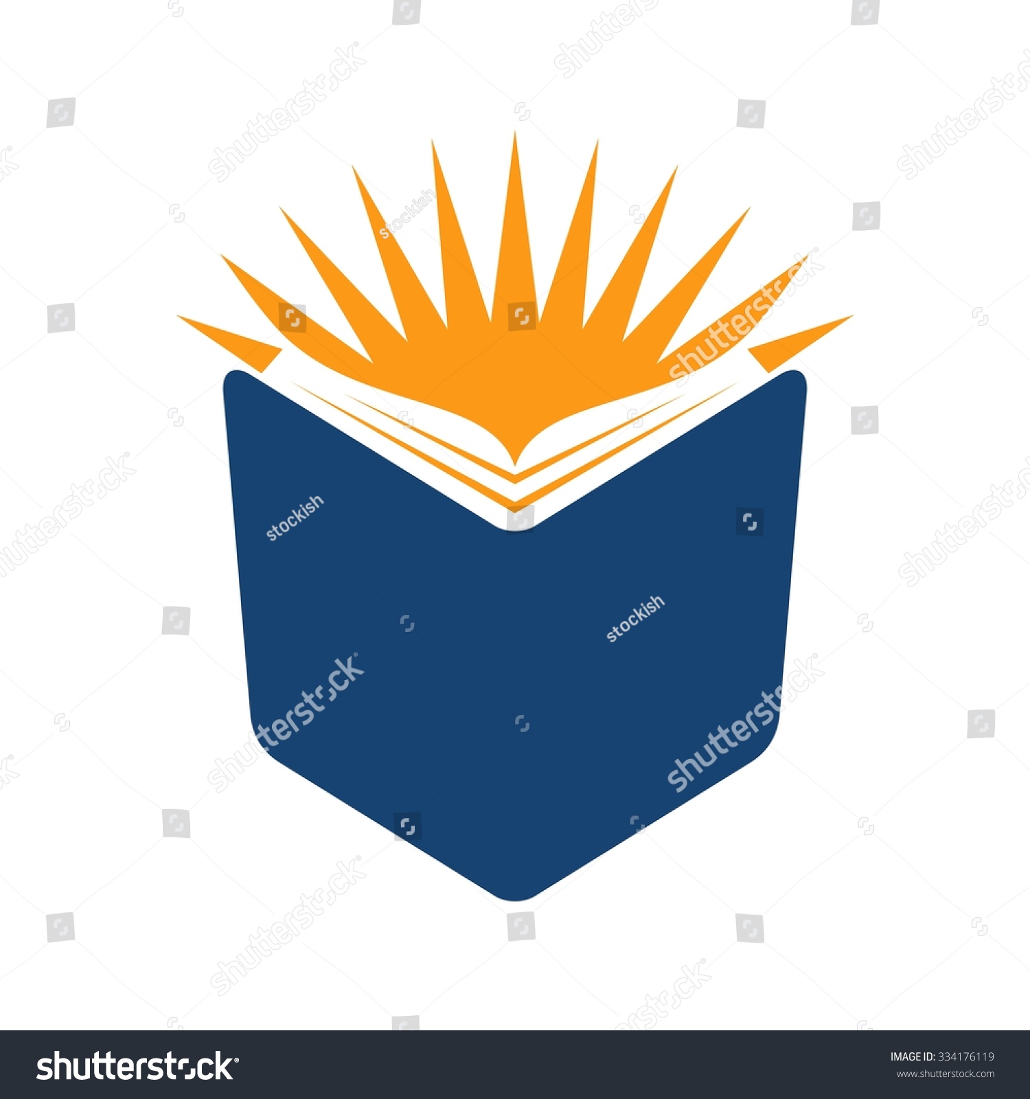 Student Book Logo Stock Vector (Royalty Free) 334176119