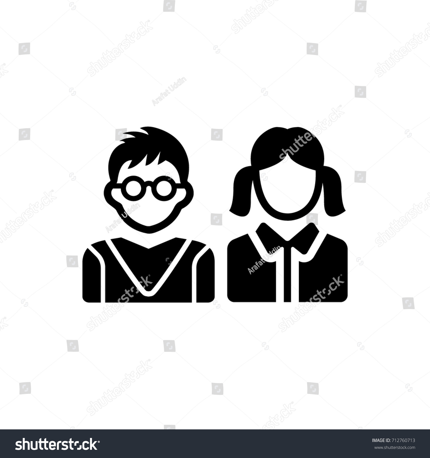 78,328 Girl student icon Images, Stock Photos & Vectors | Shutterstock