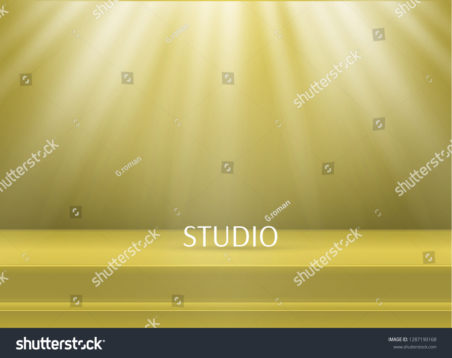 Studio Background Vector Empty Your Design Stock Vector (Royalty Free ...