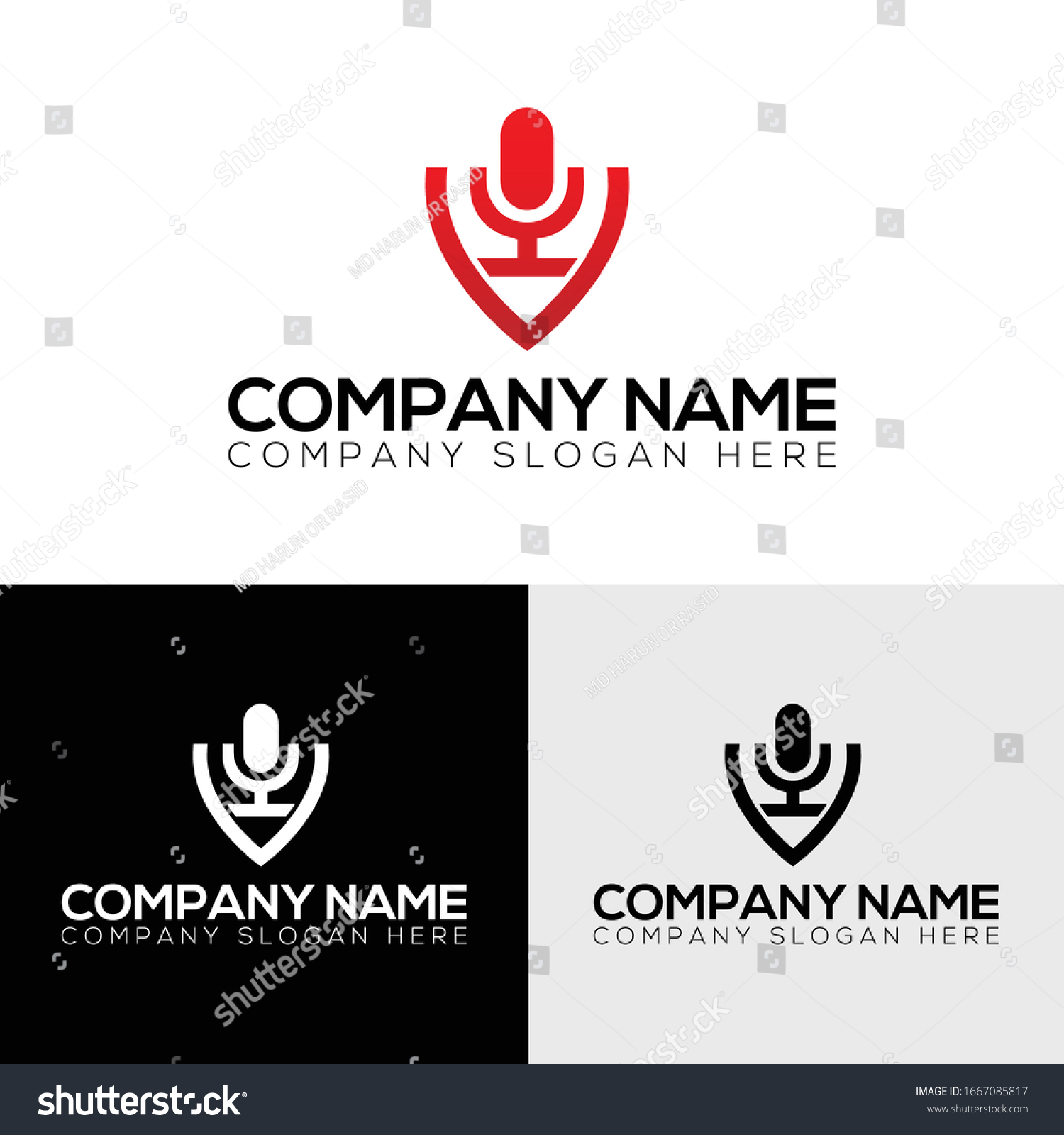 Studio Company Logo Design Template: เวกเตอร์สต็อก (ปลอดค่าลิขสิทธิ์ ...