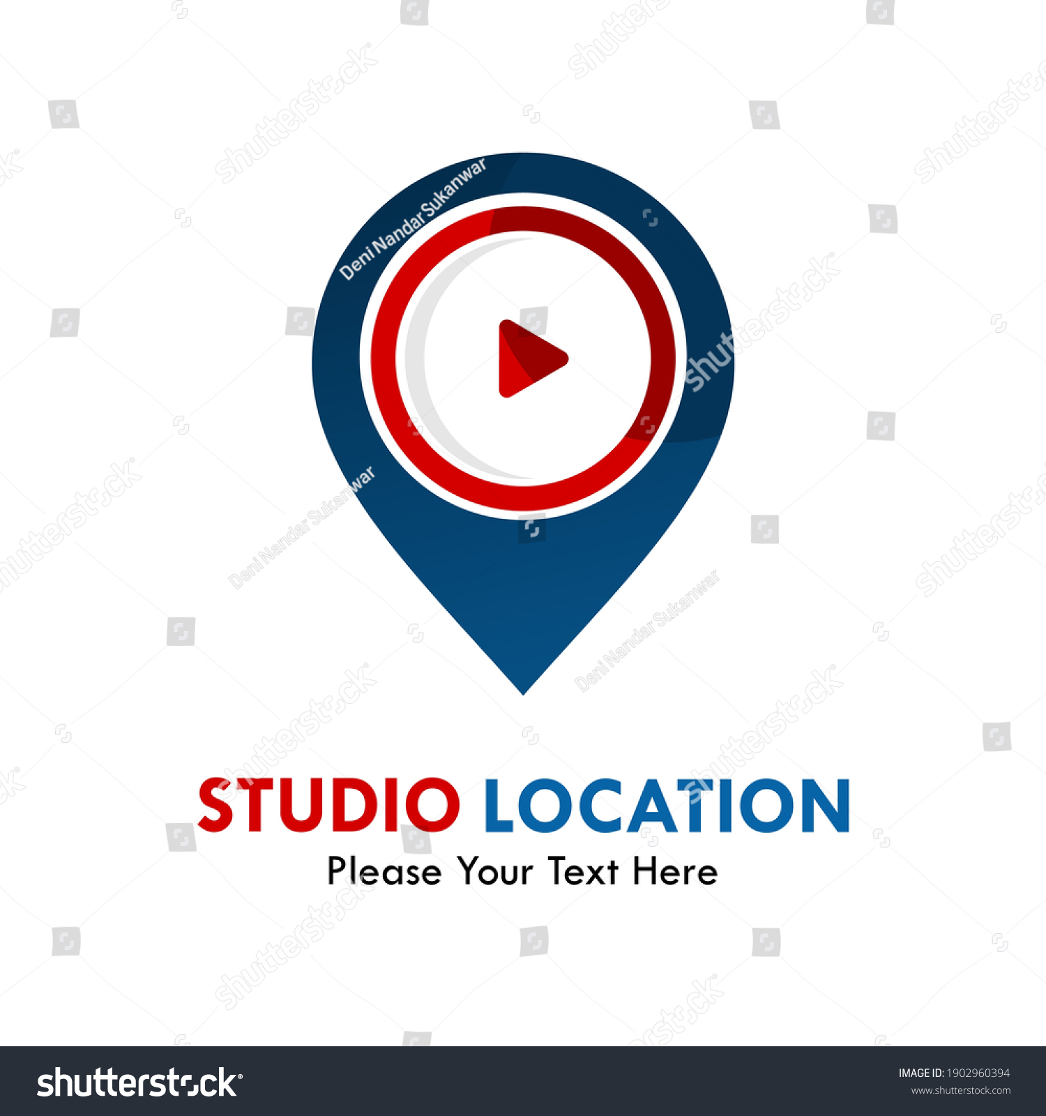 Ilustración del logotipo de ubicación de: vector de stock (libre de ...