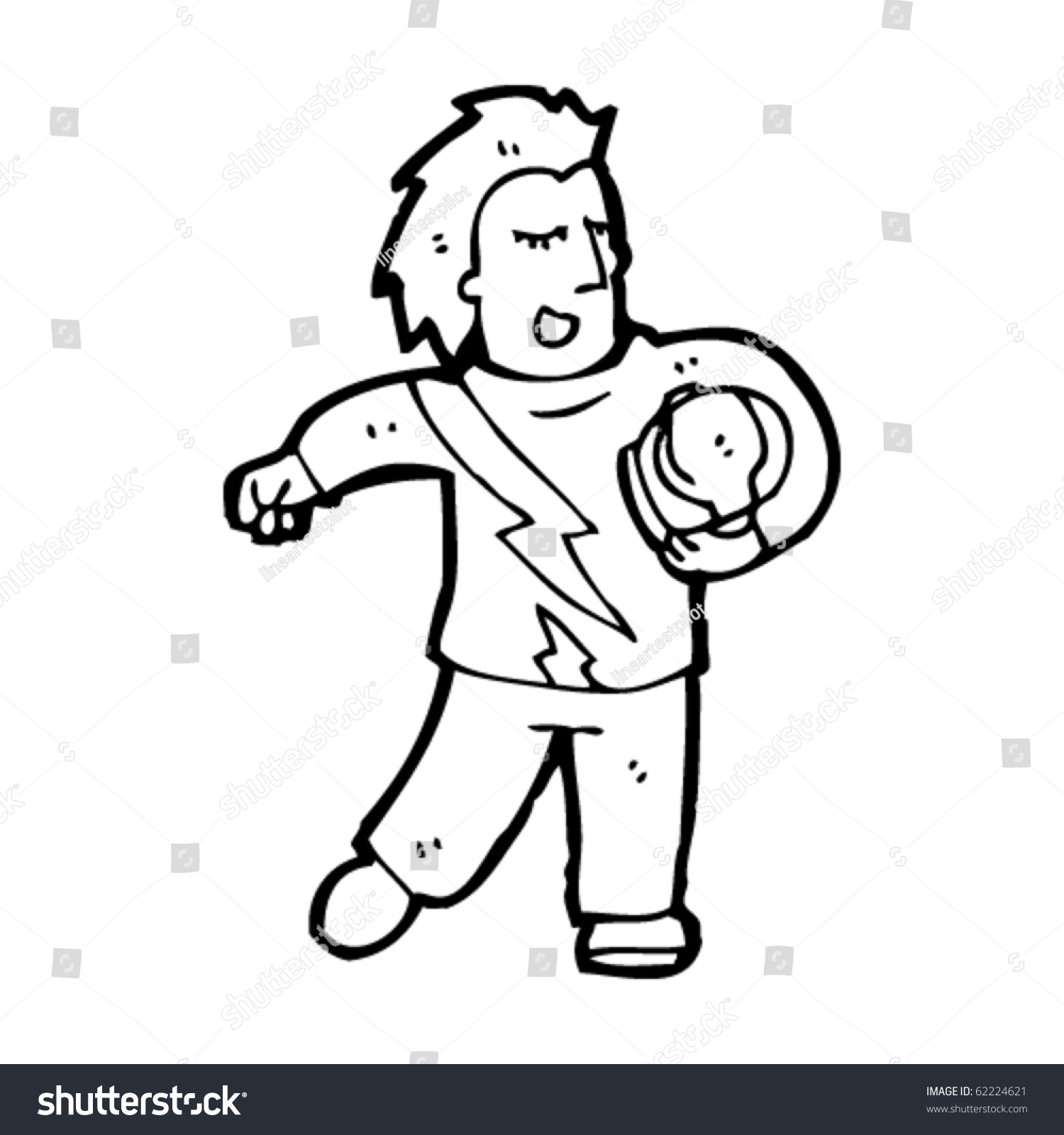 Stunt Man Cartoon Stock Vector (Royalty Free) 62224621