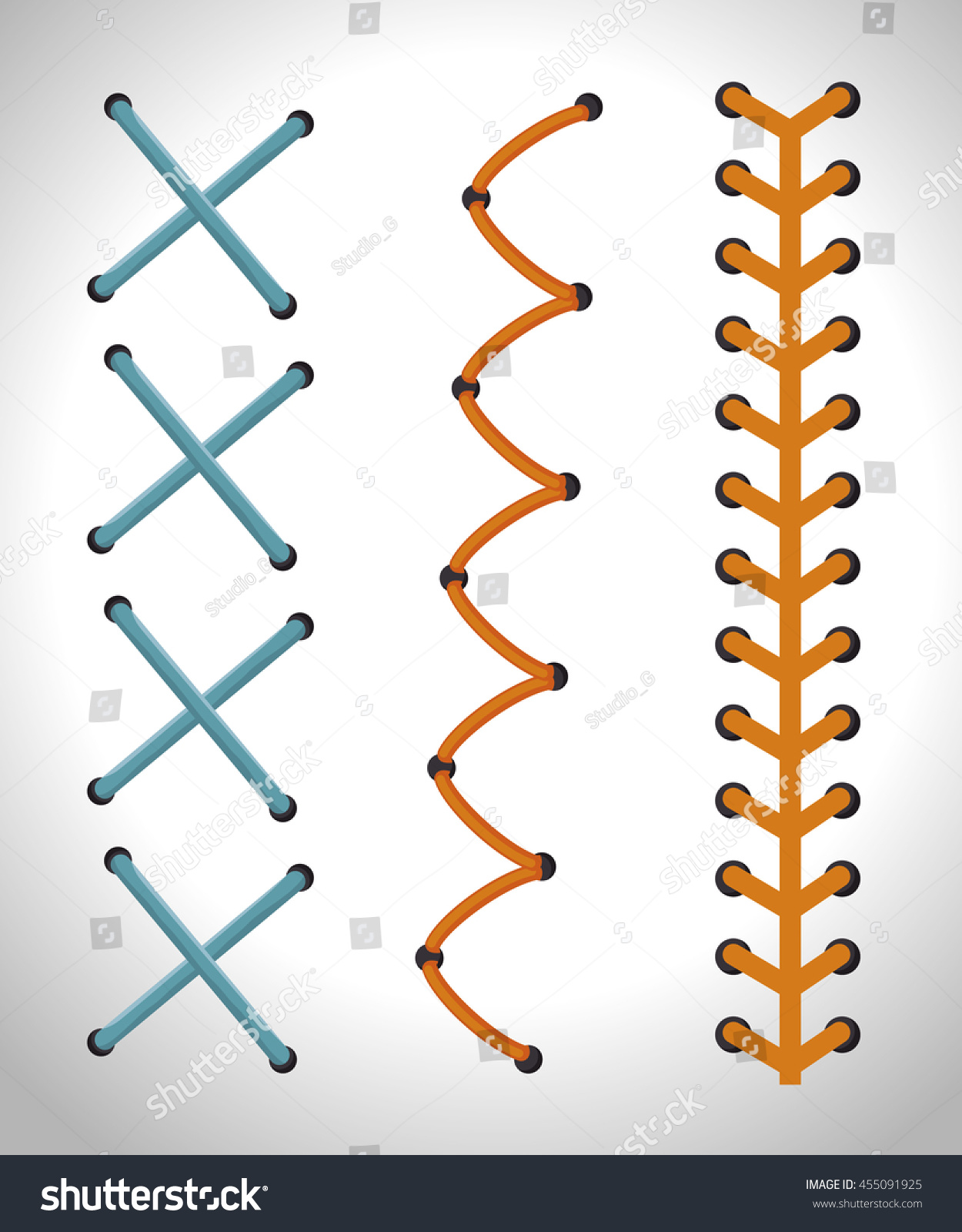 Style Seams Vector Illustration: vector de stock (libre de regalías ...