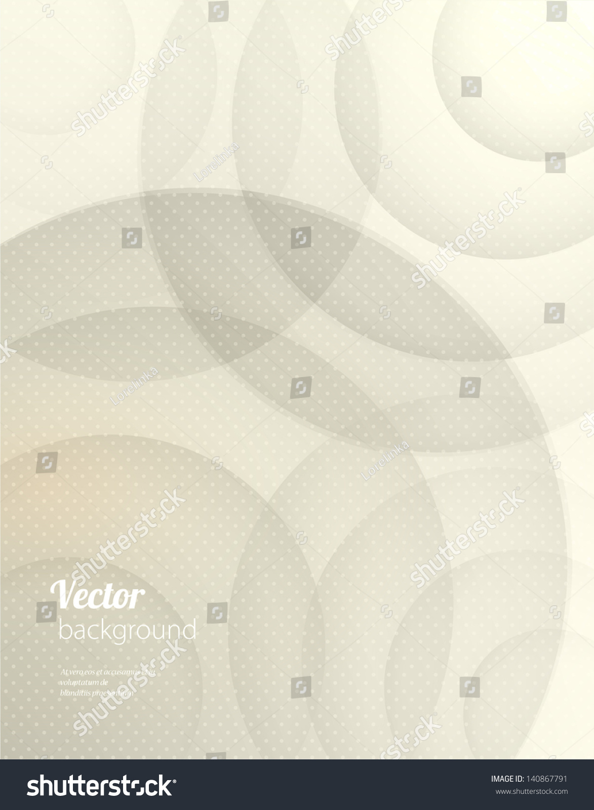 Stylish Beige Vector Background Cover Template Stock Vector (Royalty ...