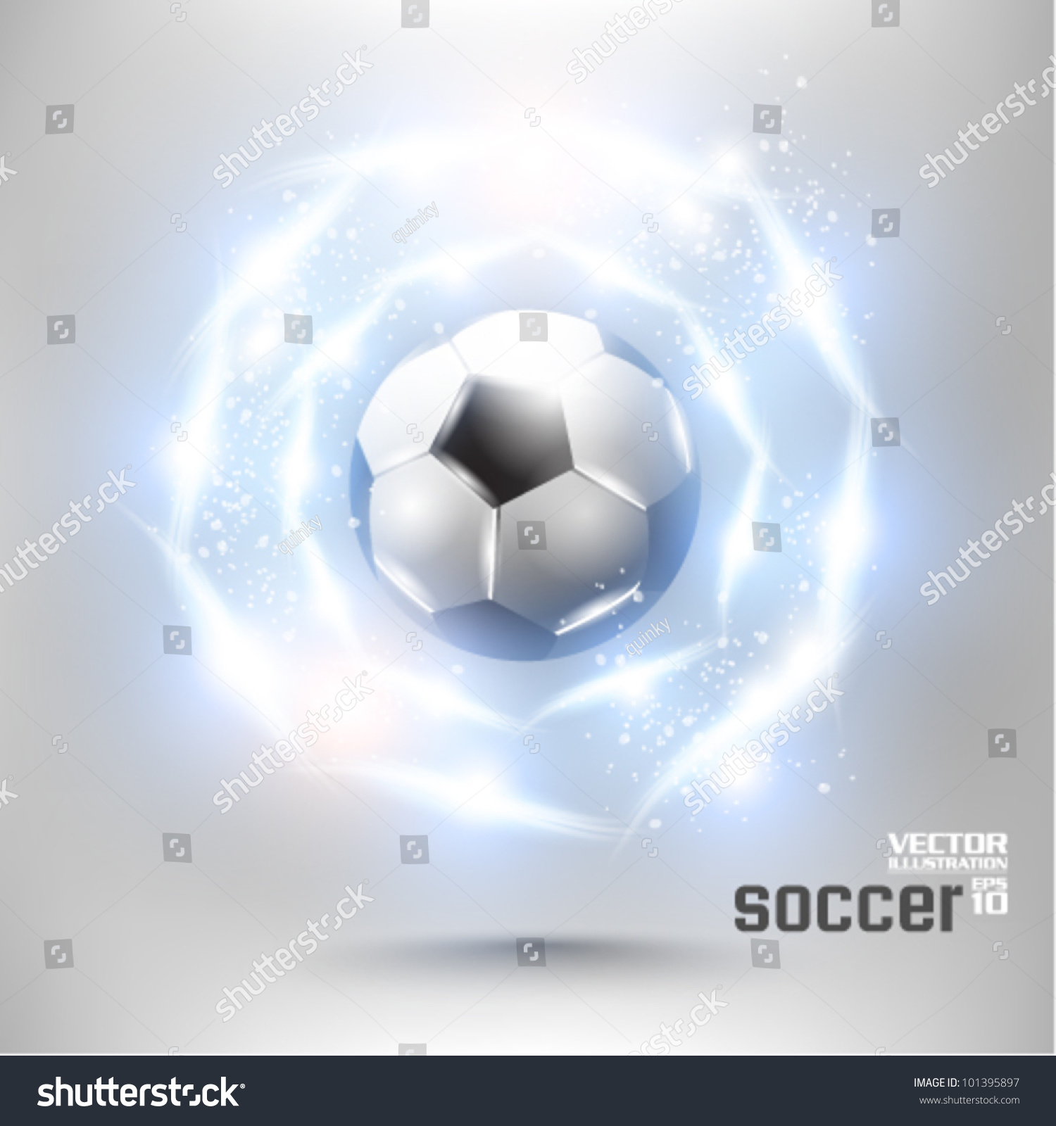 Stylish Conceptual Digital Soccer Vector Design Stock Vector (Royalty ...