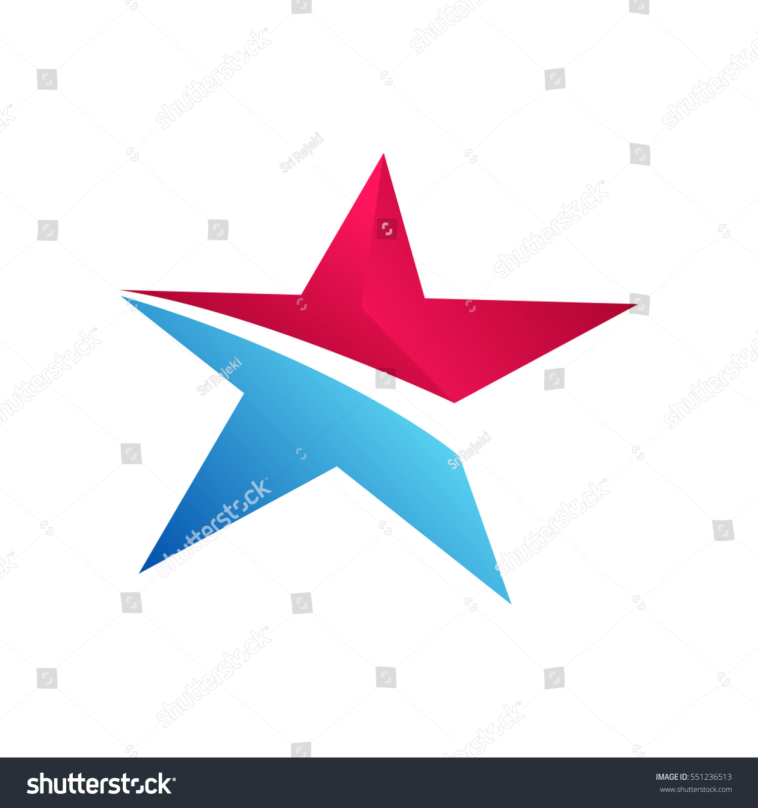 Stylish Star Symbol Stock Vector (Royalty Free) 551236513 | Shutterstock