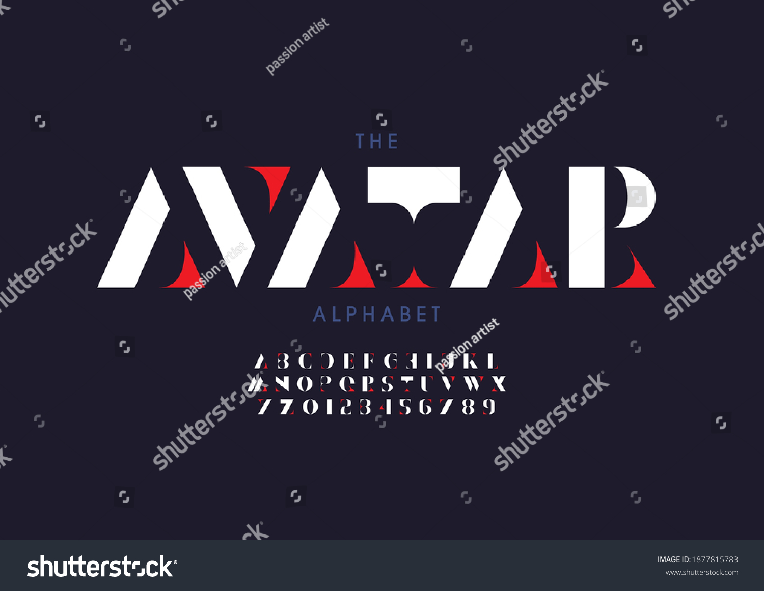 Stilvolle Avatar-Schrift, Vektorgrafik: Stock-Vektorgrafik (Lizenzfrei ...