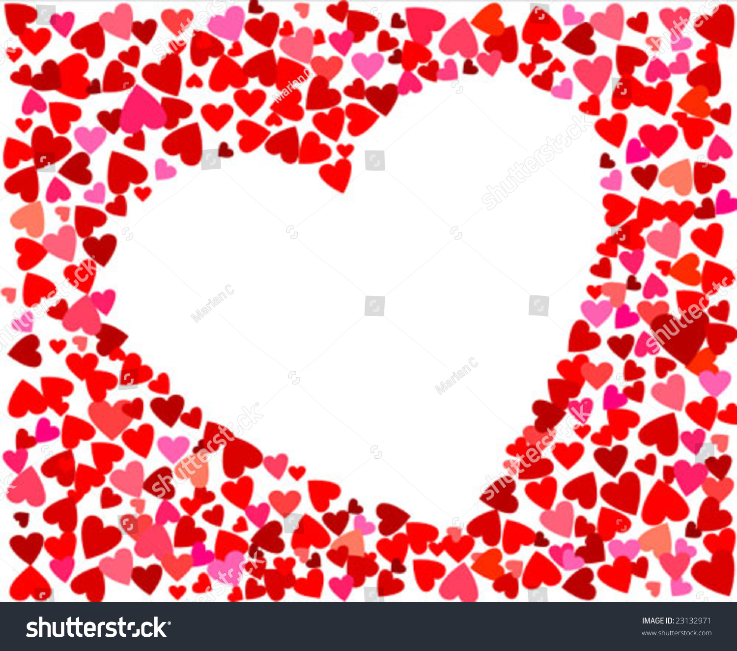 Stylized Heart Shape Design Stock Vector (Royalty Free) 23132971 ...