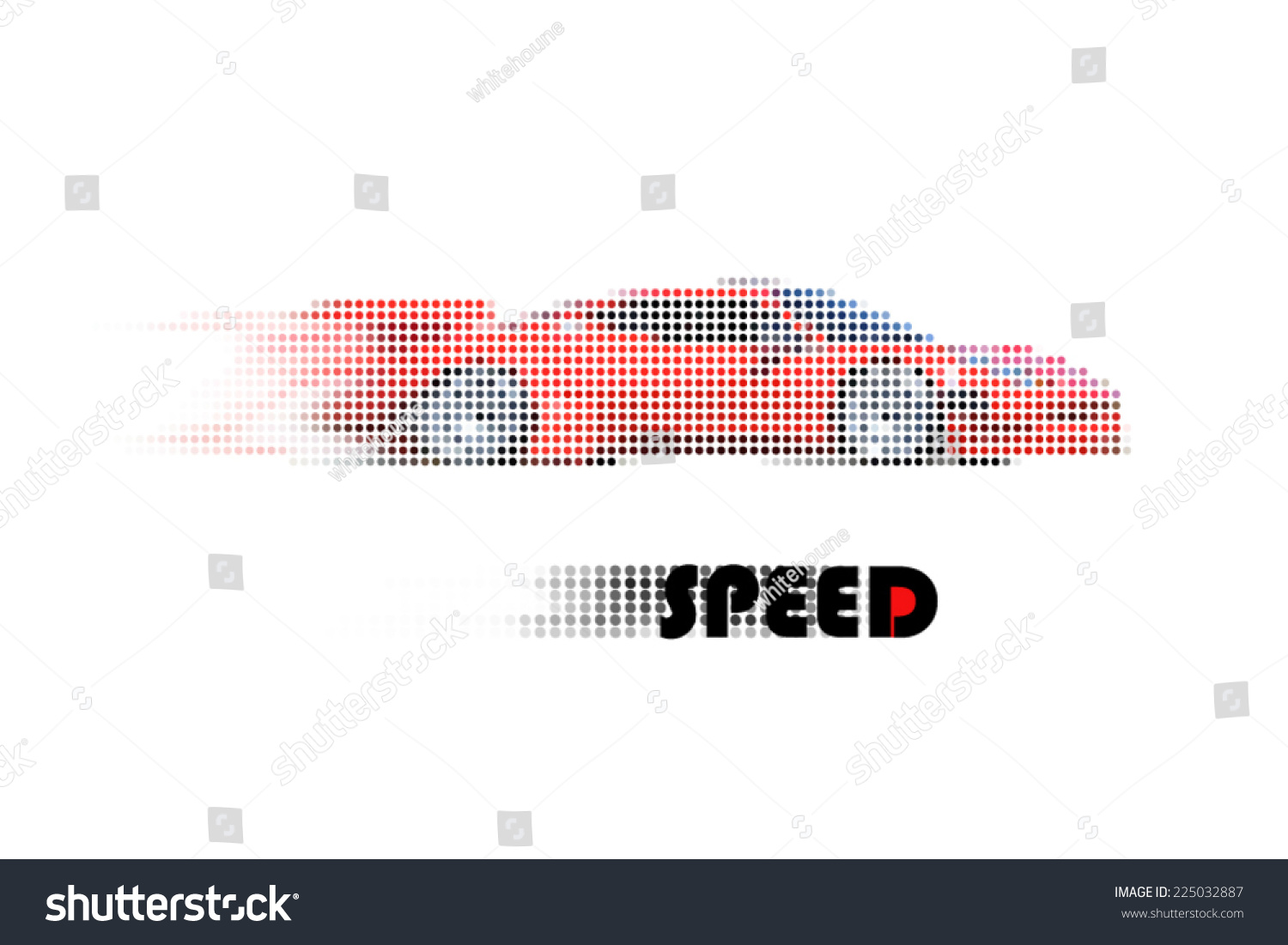 Stylized Speed Symbol Stock Vector (Royalty Free) 225032887