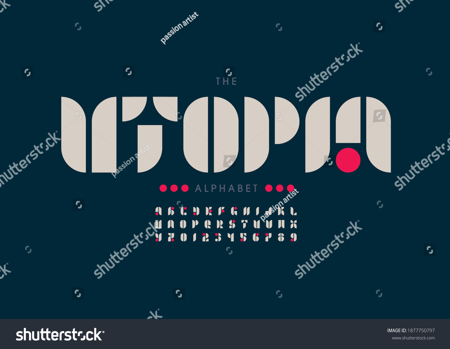 Stylized Utopia Alphabet Font Vector: เวกเตอร์สต็อก (ปลอดค่าลิขสิทธิ์) 1877750797 | Shutterstock