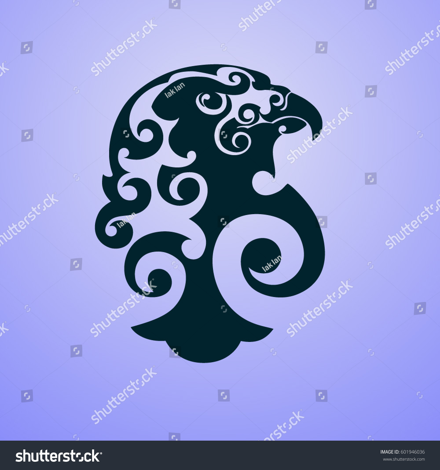 Stylized Vector Image Eagle Head Stock Vector (Royalty Free) 601946036 ...