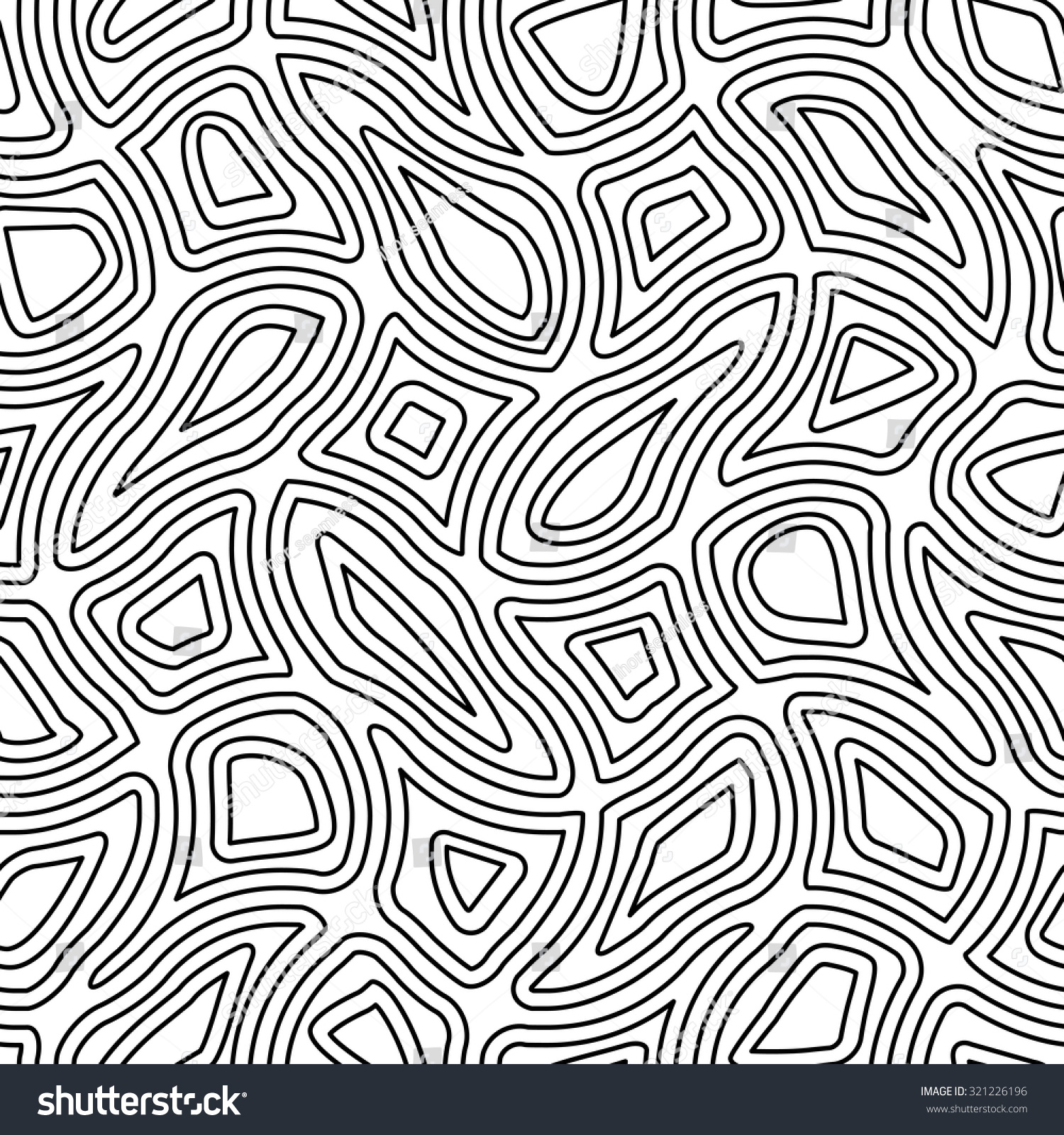 Stylized Wood Texture Seamless Pattern Black Stock Vector (Royalty Free ...