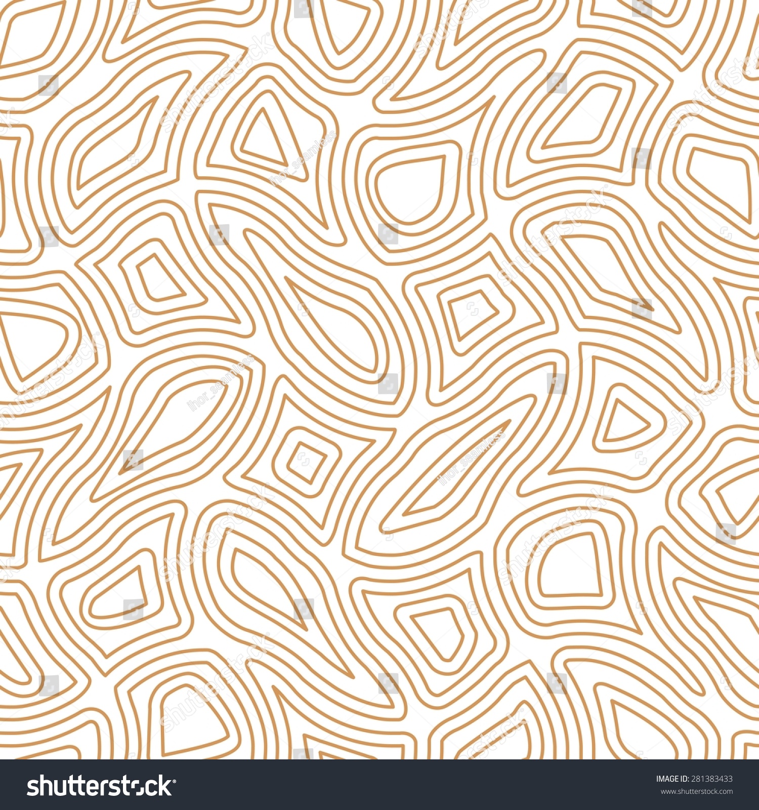 Stylized Wood Texture Seamless Pattern Brown Stock Vector (Royalty Free ...
