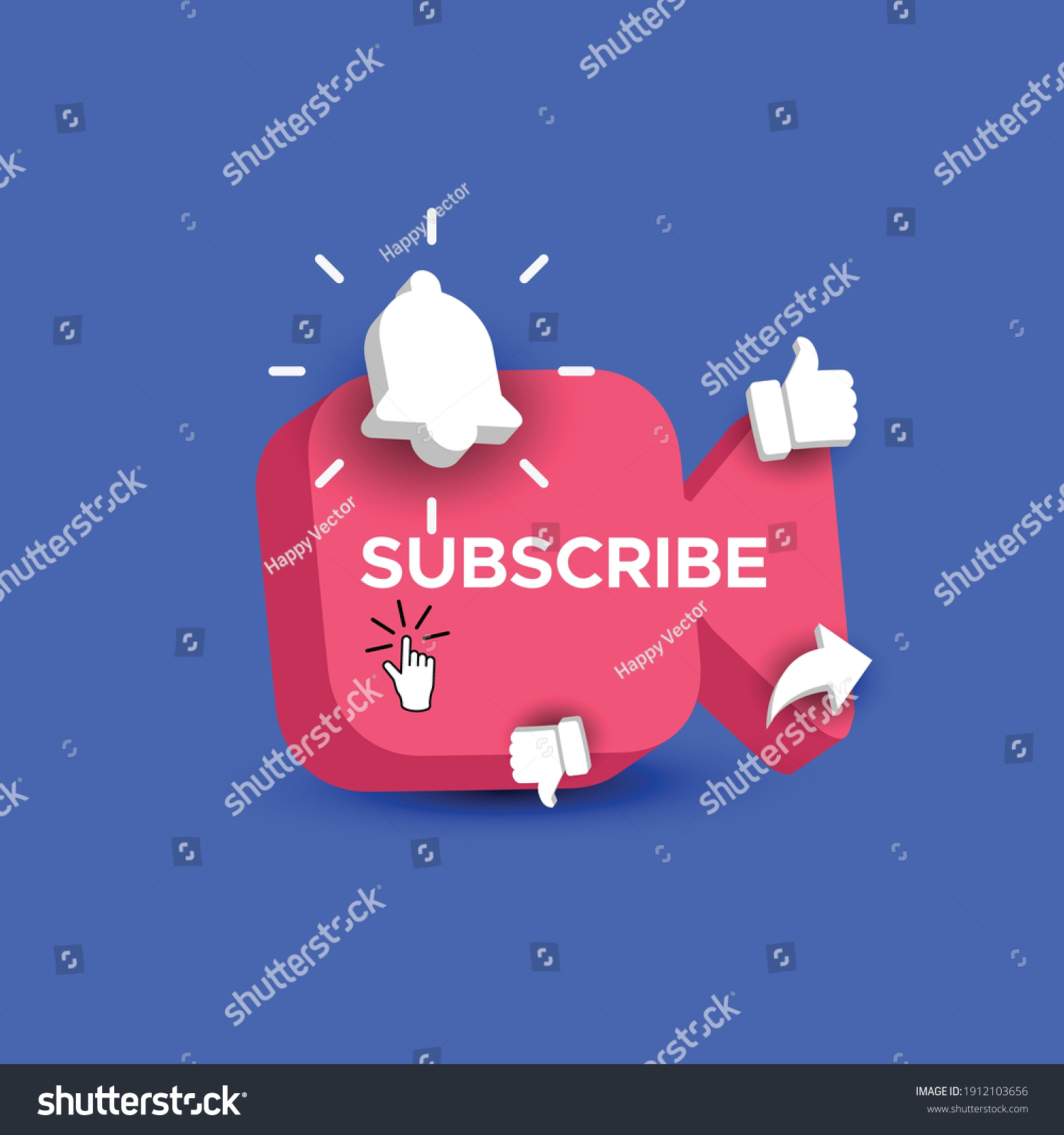 4,906 Subscribe button video Images, Stock Photos & Vectors | Shutterstock