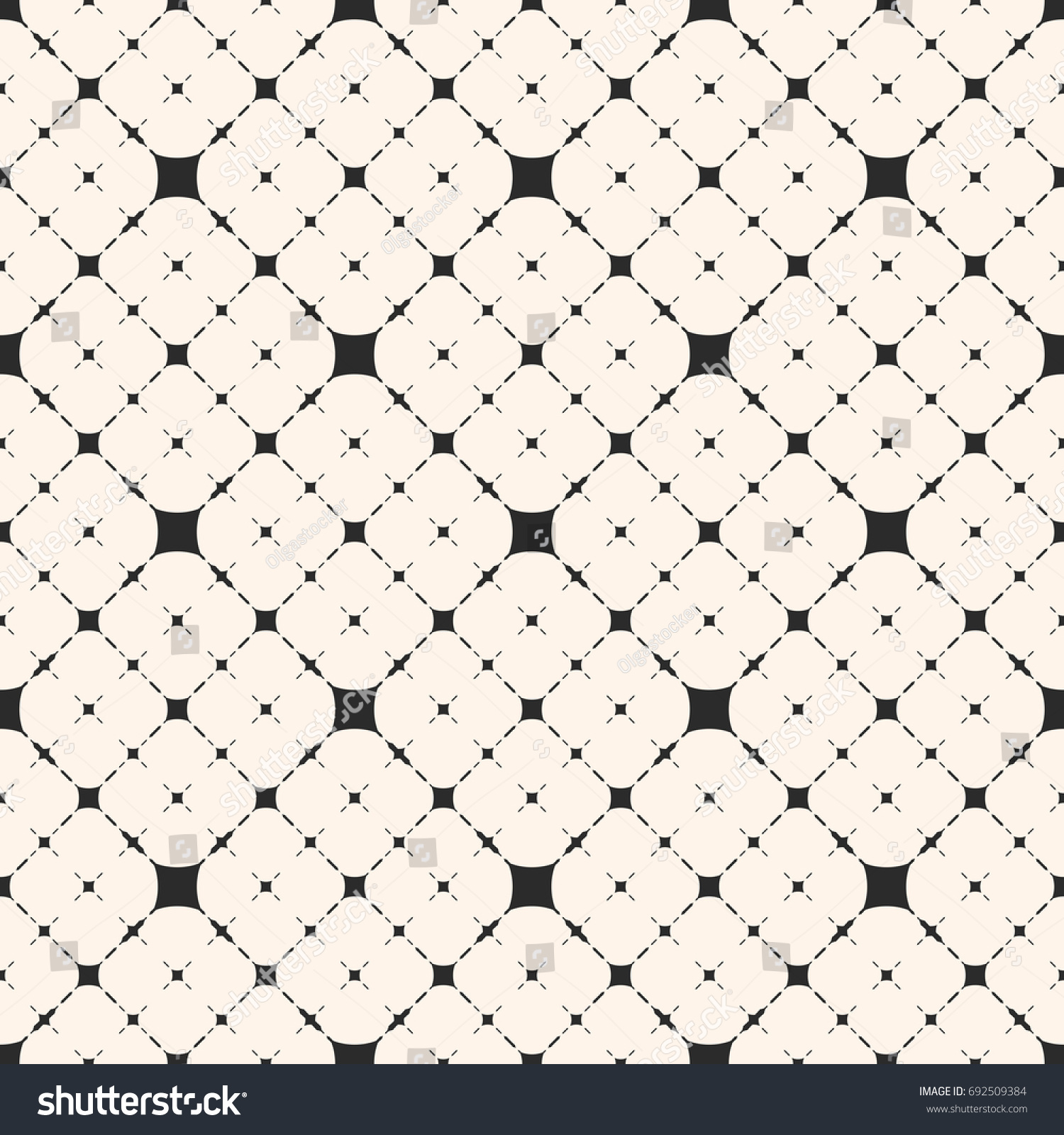 Subtle Vector Geometric Seamless Pattern Stylish Stock Vector (Royalty ...