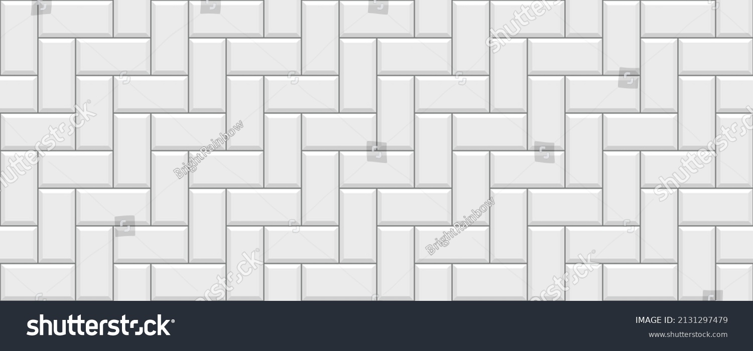 Subway Seamless Tile Brick Wall Texture Stock Vector (Royalty Free ...