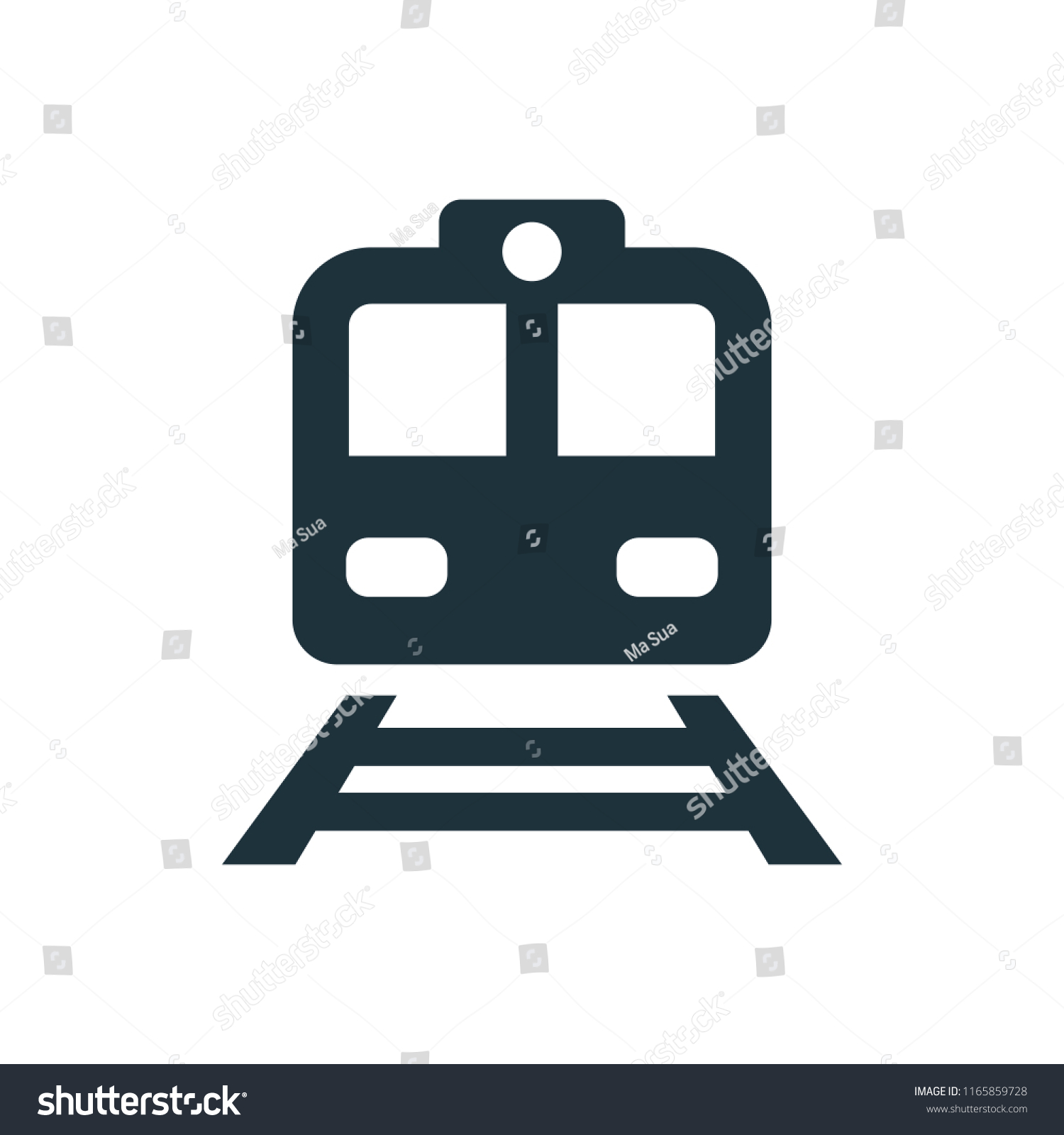 Subway Train Icon Stock Vector (Royalty Free) 1165859728 | Shutterstock