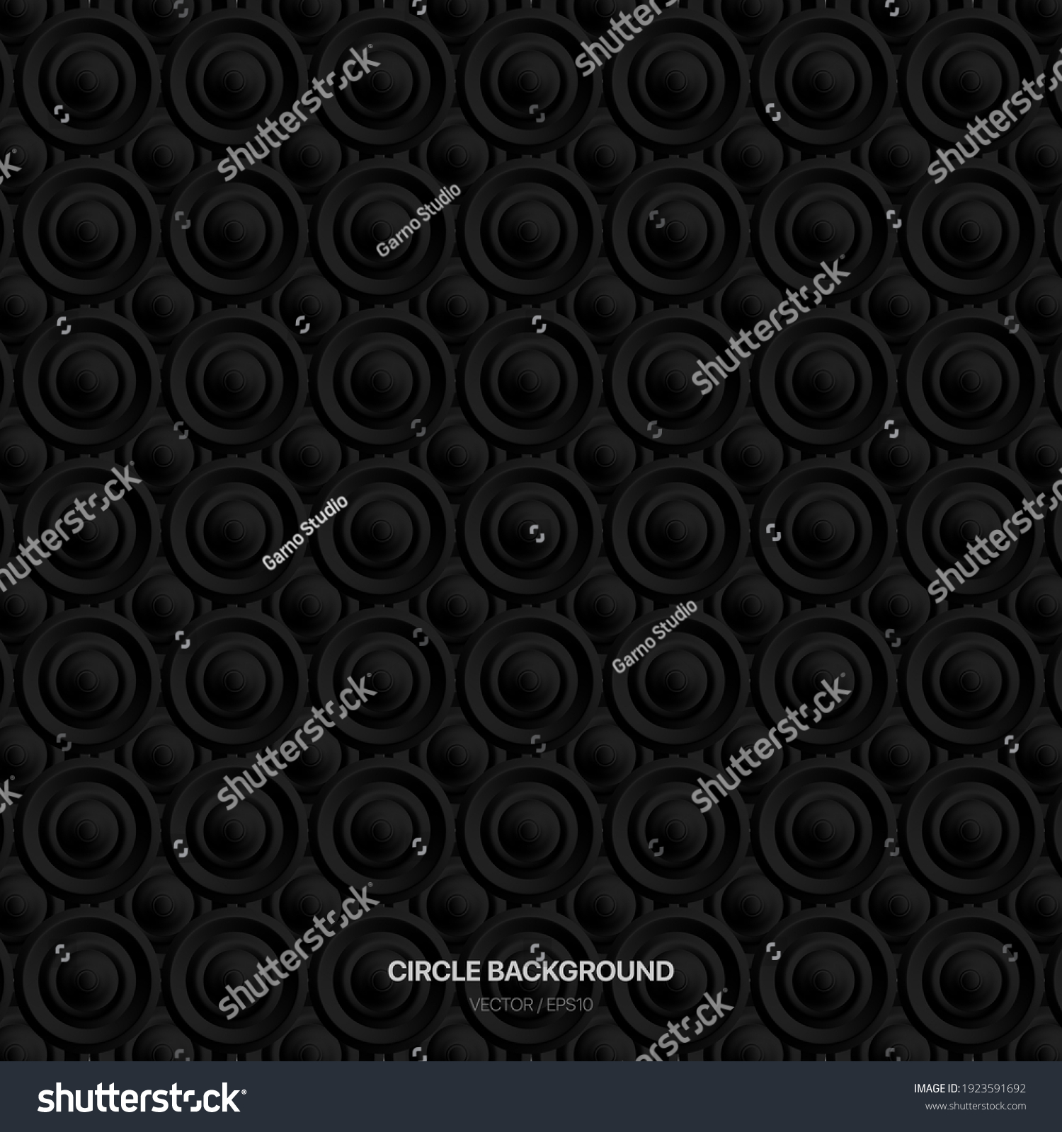 Subwoofer Design Patterns Concept Dark Black Stock Vector (Royalty Free ...