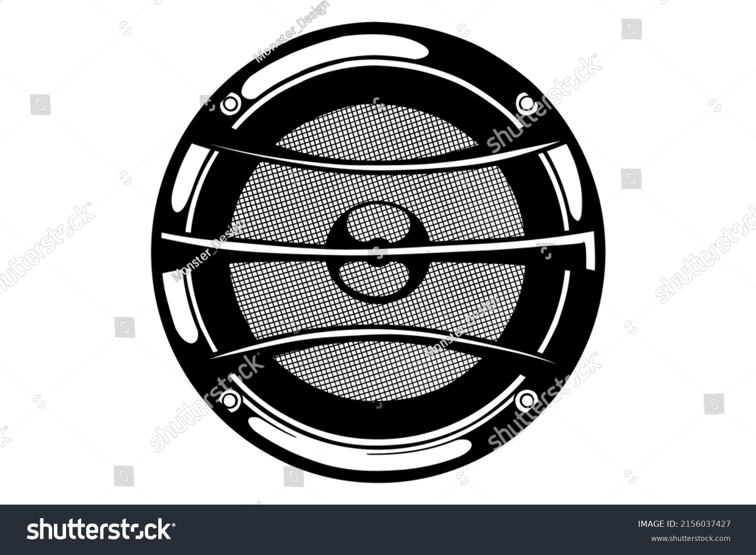 Subwoofer Hand Drawn Vector Illustration Stock Vector (Royalty Free ...