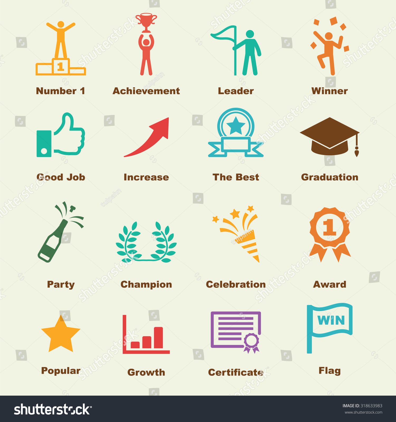 Success Elements Vector Infographic Icons Stock Vector (Royalty Free ...