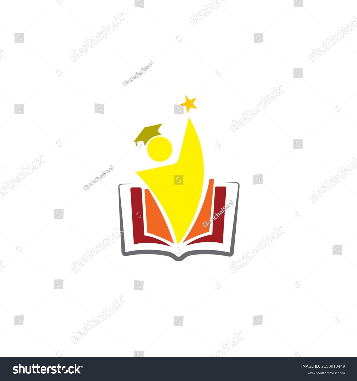 Success Student Logo Design Vector Stock Vector (Royalty Free ...