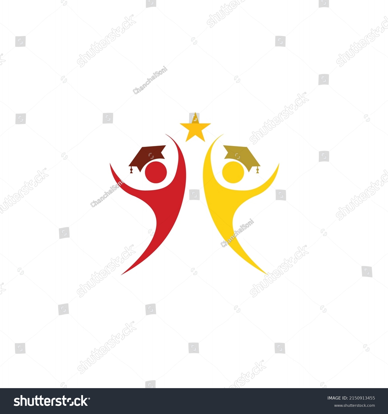 Success Student Logo Design Vector Stock Vector (Royalty Free ...