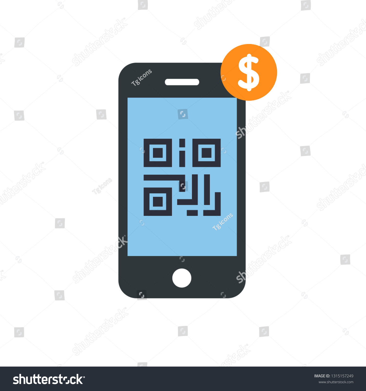 Successful Payment Barcode Stock Vector (Royalty Free) 1315157249 ...