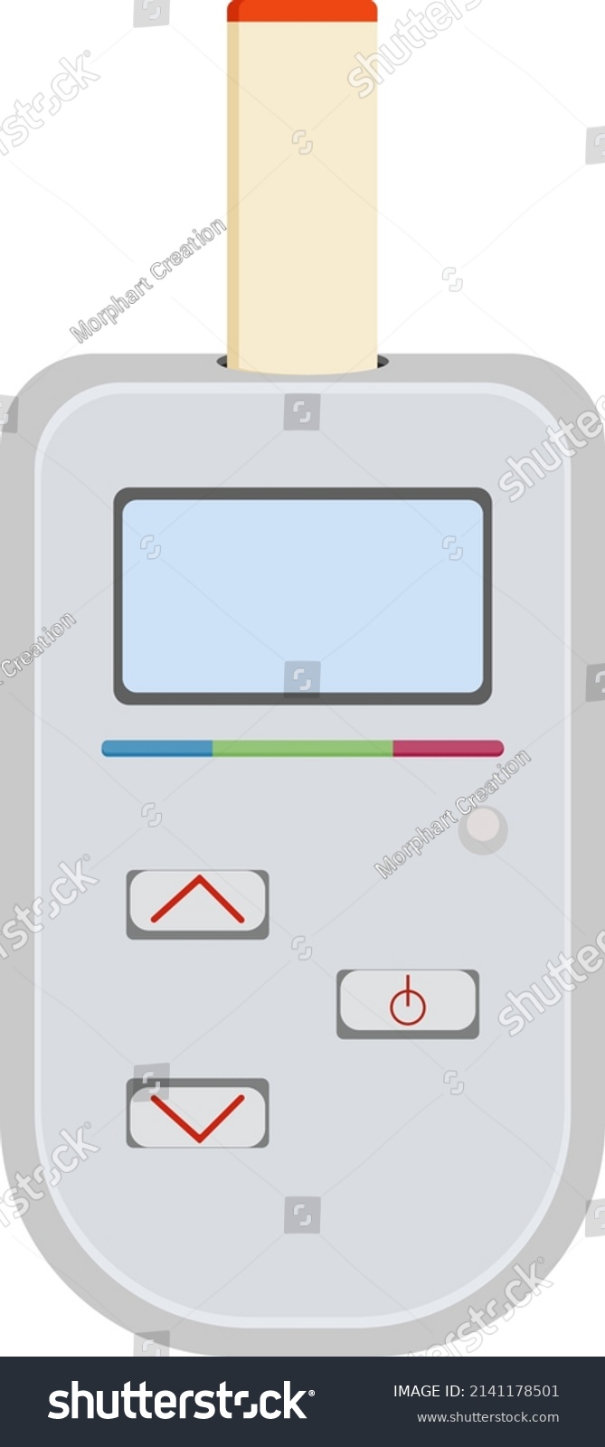 Sugar Level Machine Illustration Vector On Stock Vector (Royalty Free ...