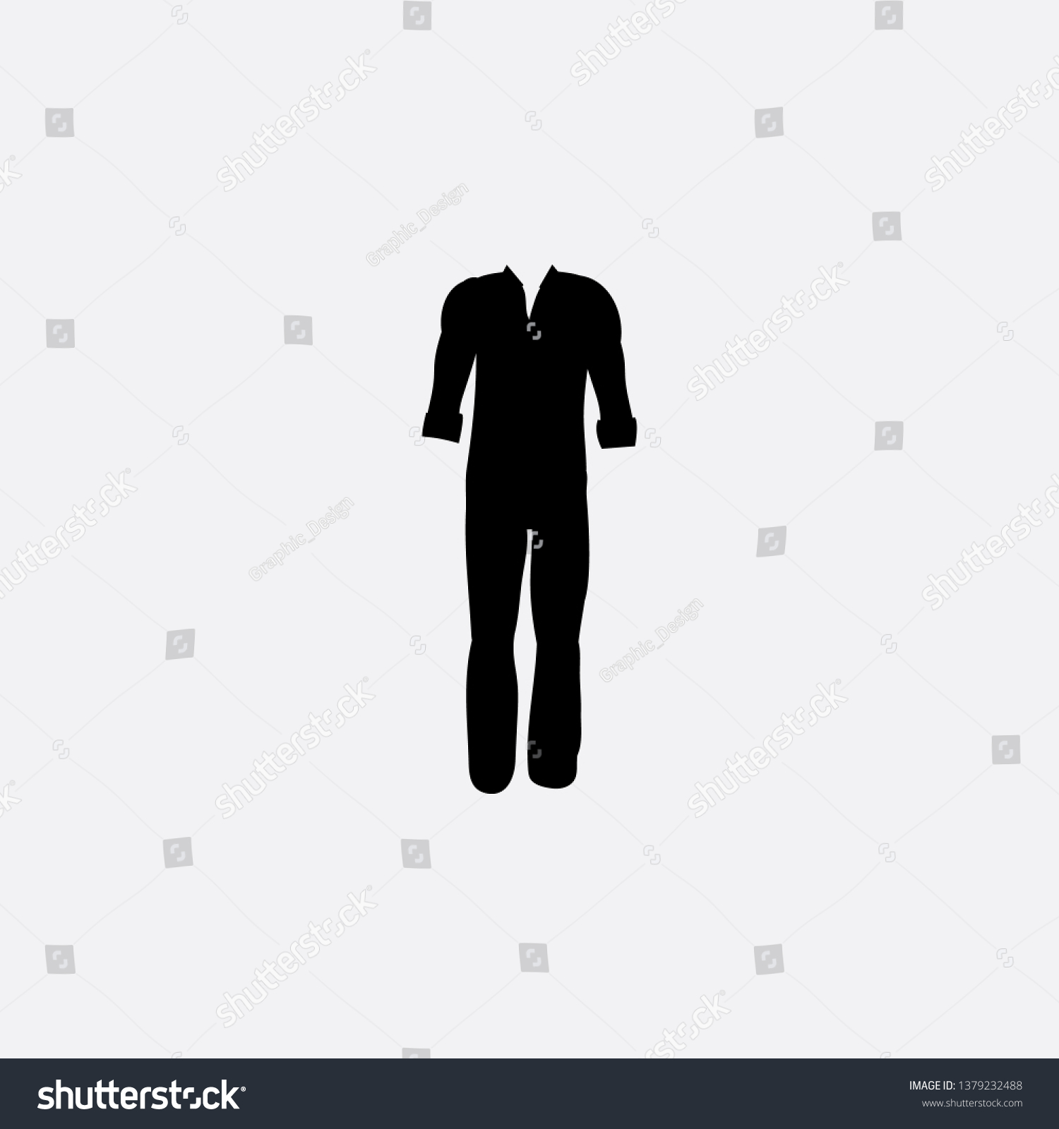 Suit Icon Vector Stock Vector (Royalty Free) 1379232488 | Shutterstock
