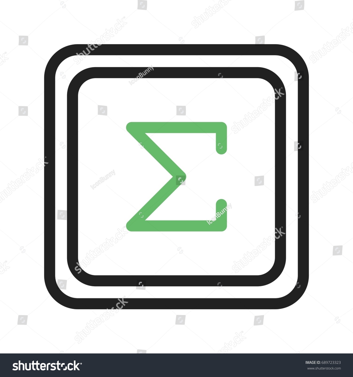 Summation Symbol Stock Vector (Royalty Free) 689723323 | Shutterstock