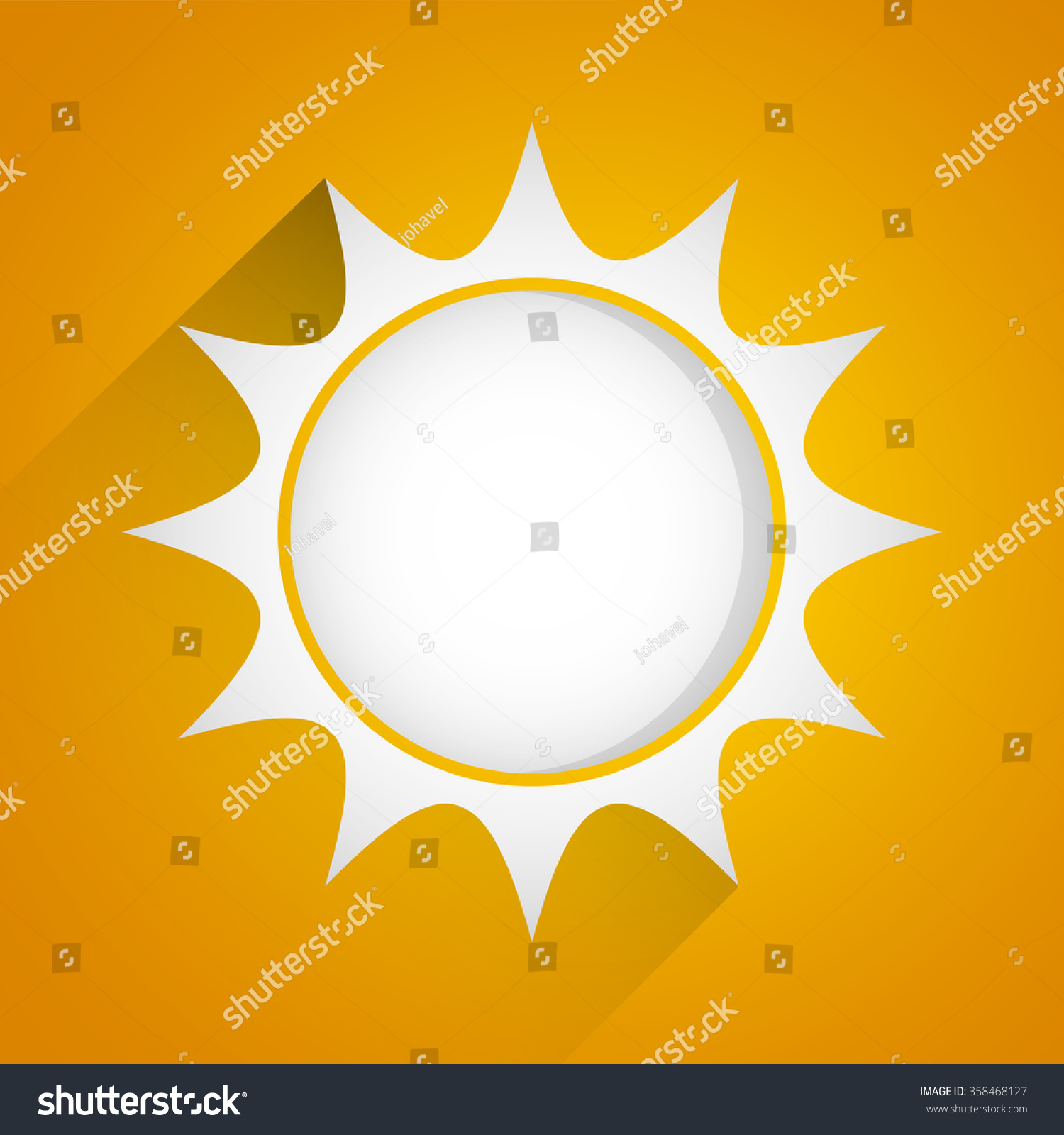 Summer Sun Stock Vector (Royalty Free) 358468127 | Shutterstock