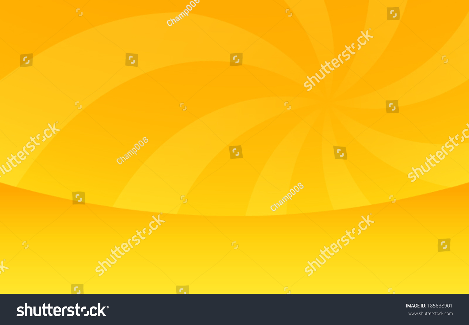 Summer Gradient Yellow Spin Light Ray Stock Vector (Royalty Free ...