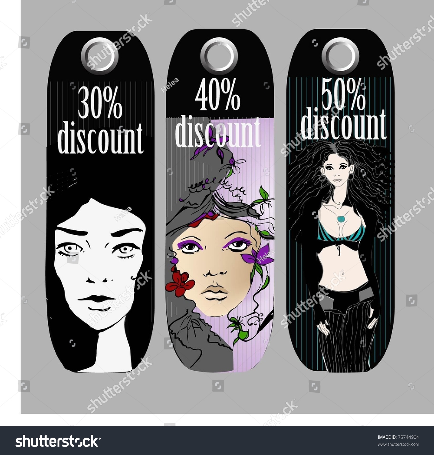 Summer Price Tags Vector Illustration Stock Vector (Royalty Free ...