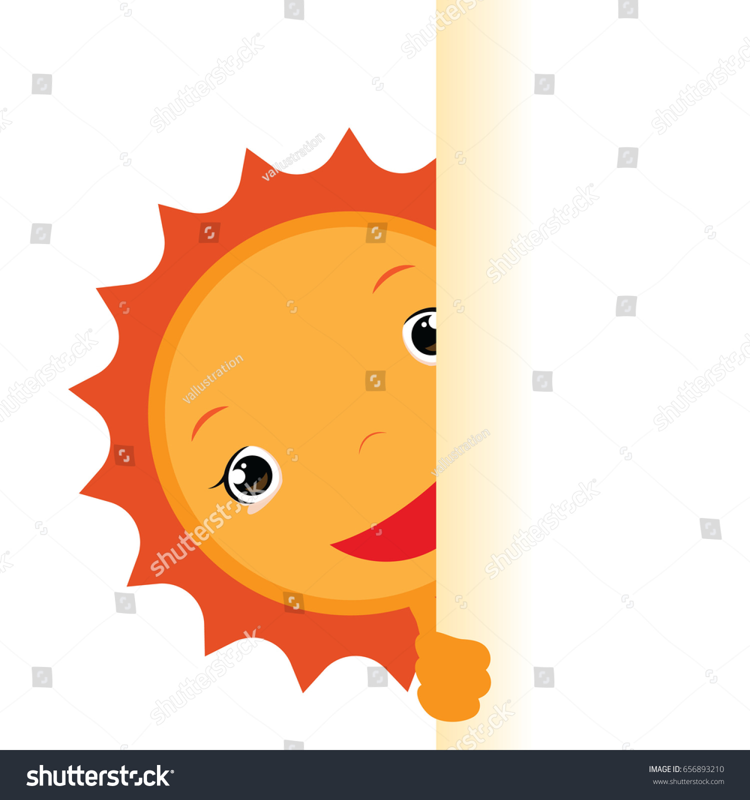 Summer Sun Cartoon Character Stock Vector (Royalty Free) 656893210