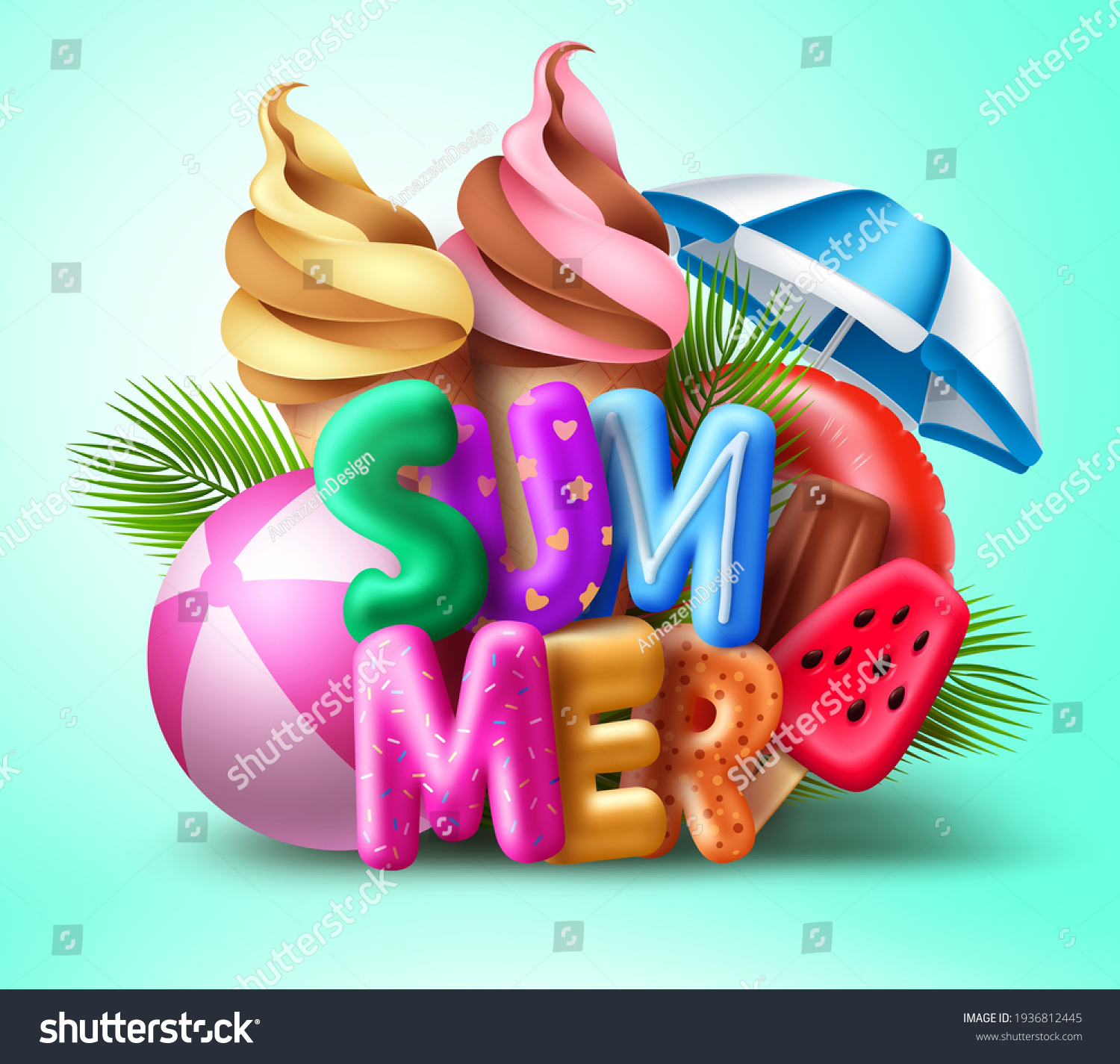 Summer Vector Concept Design Summer 3d: เวกเตอร์สต็อก (ปลอดค่าลิขสิทธิ์ ... Summer Vector Concept Design Summer 3d: เวกเตอร์สต็อก (ปลอดค่าลิขสิทธิ์ ...