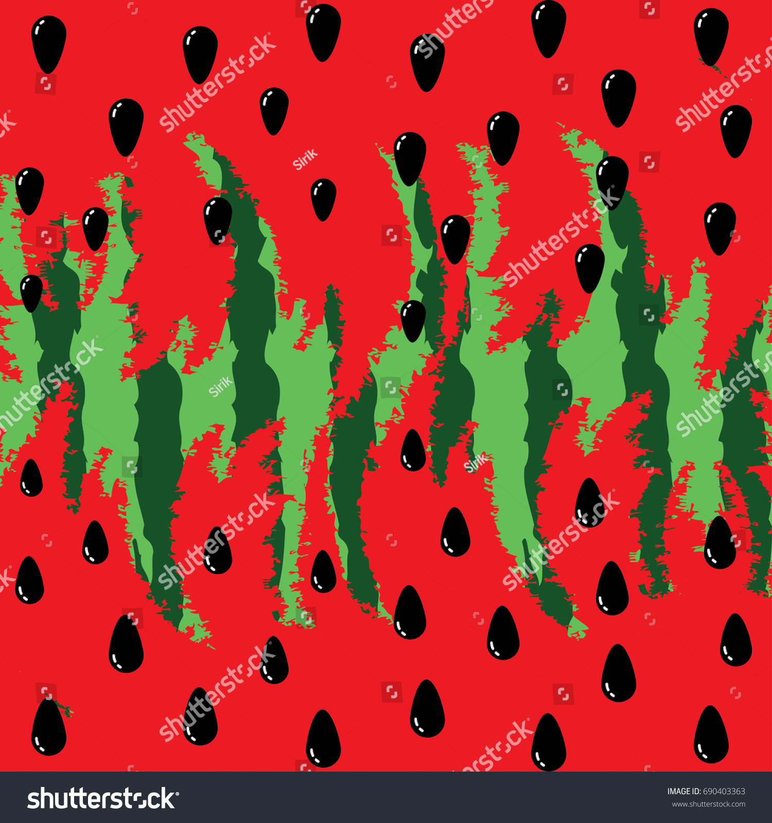 Summer Watermelon Abstract Background Slice Watermelon Stock Vector ...
