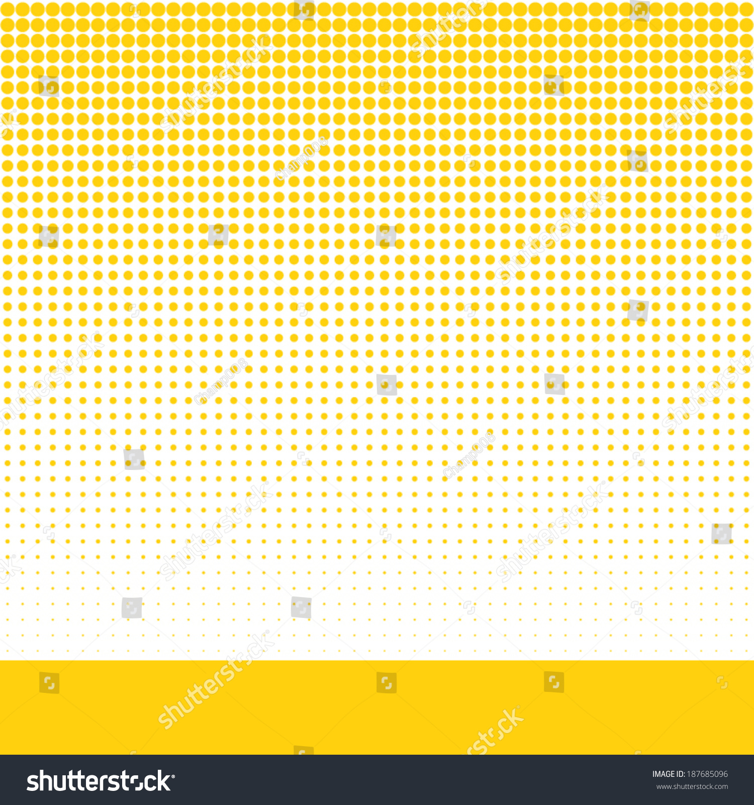 Summer Yellow Polka Dot Pattern Background Stock Vector (Royalty Free ...